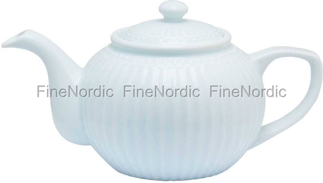 GreenGate Teapot - Alice Pale Blue