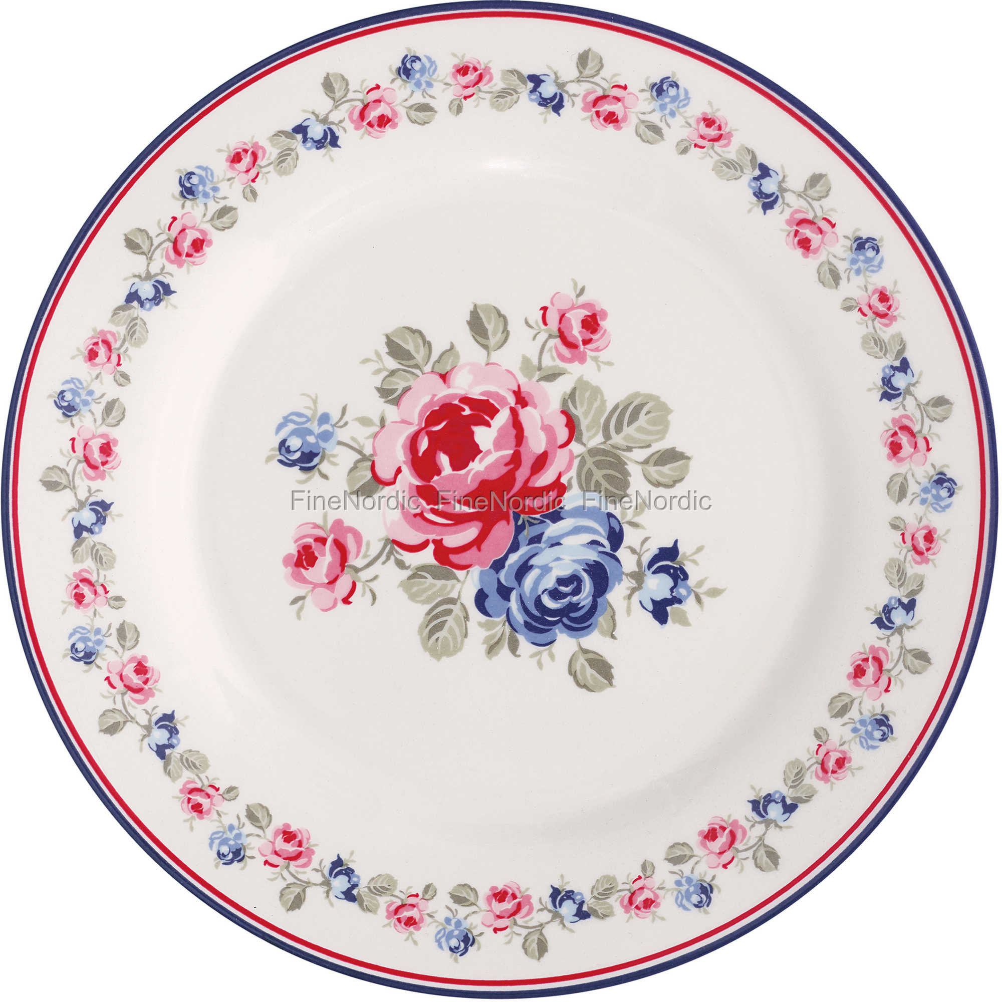 GreenGate Plate Hailey White