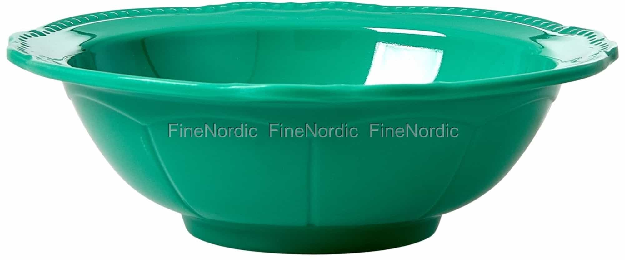 Rice Melamine Bowl - New Look - Dark Green - Medium