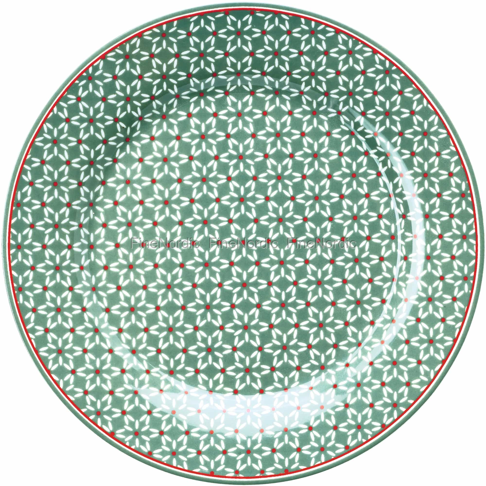 GreenGate Plate Juno Green