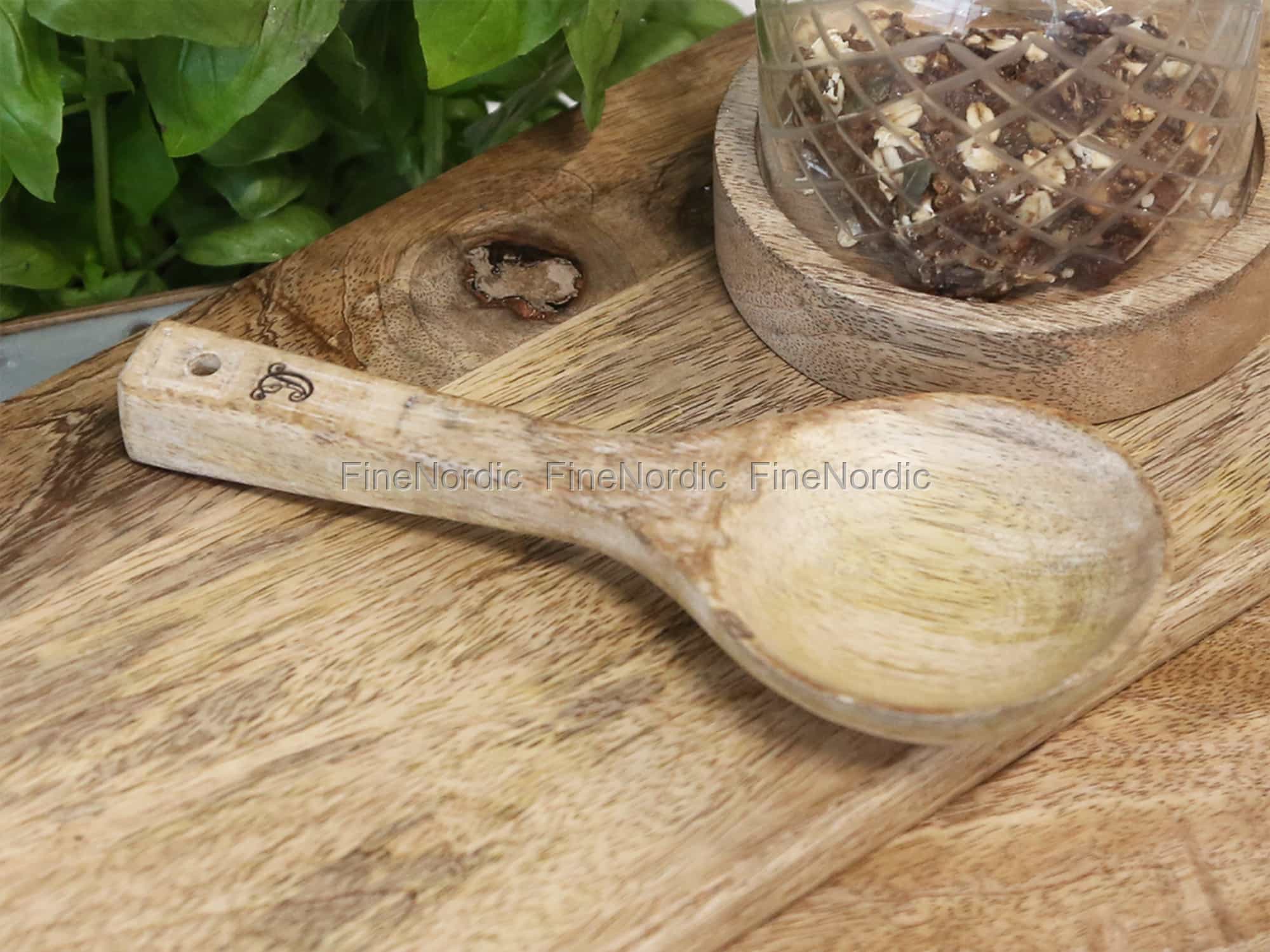 Chic Antique Wooden Spoon Mango Wood