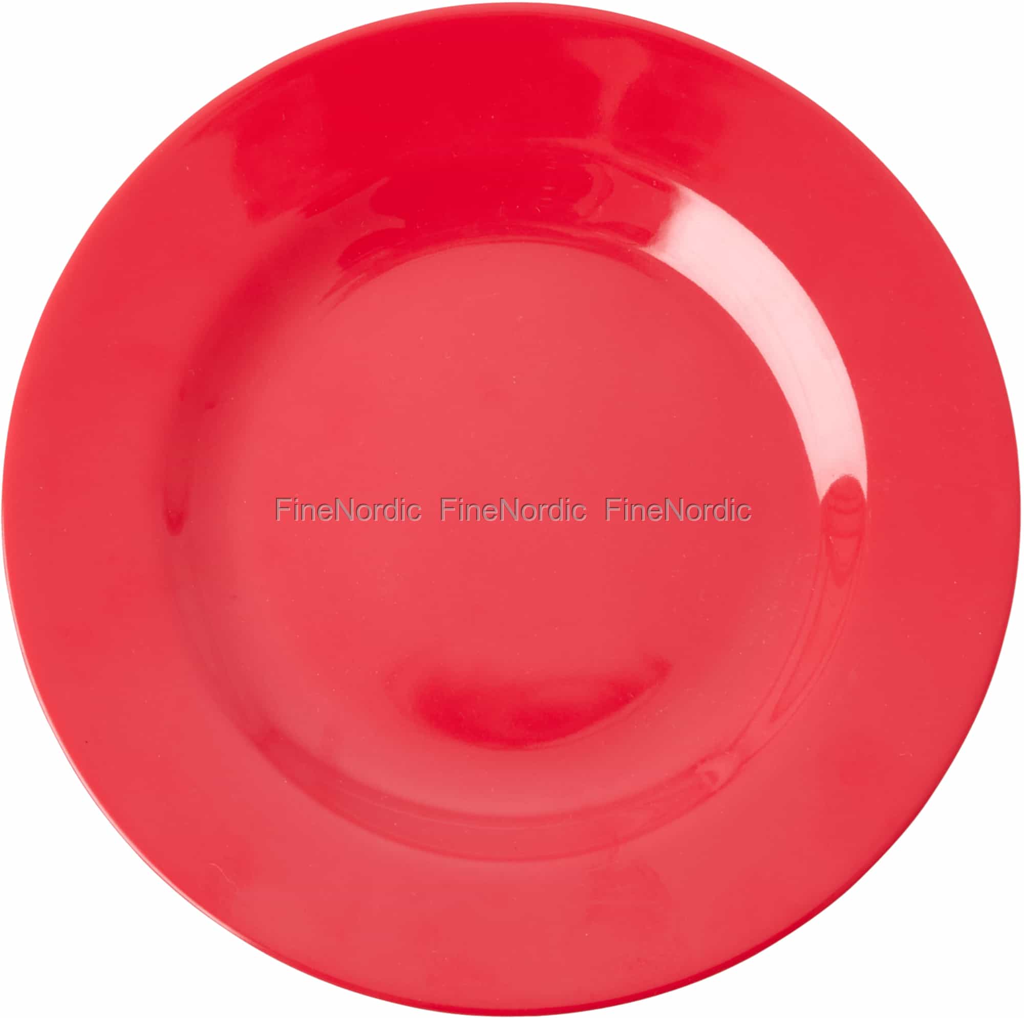 Rice Melamine Plate - 'Believe in Red Lipstick' - Red Kiss