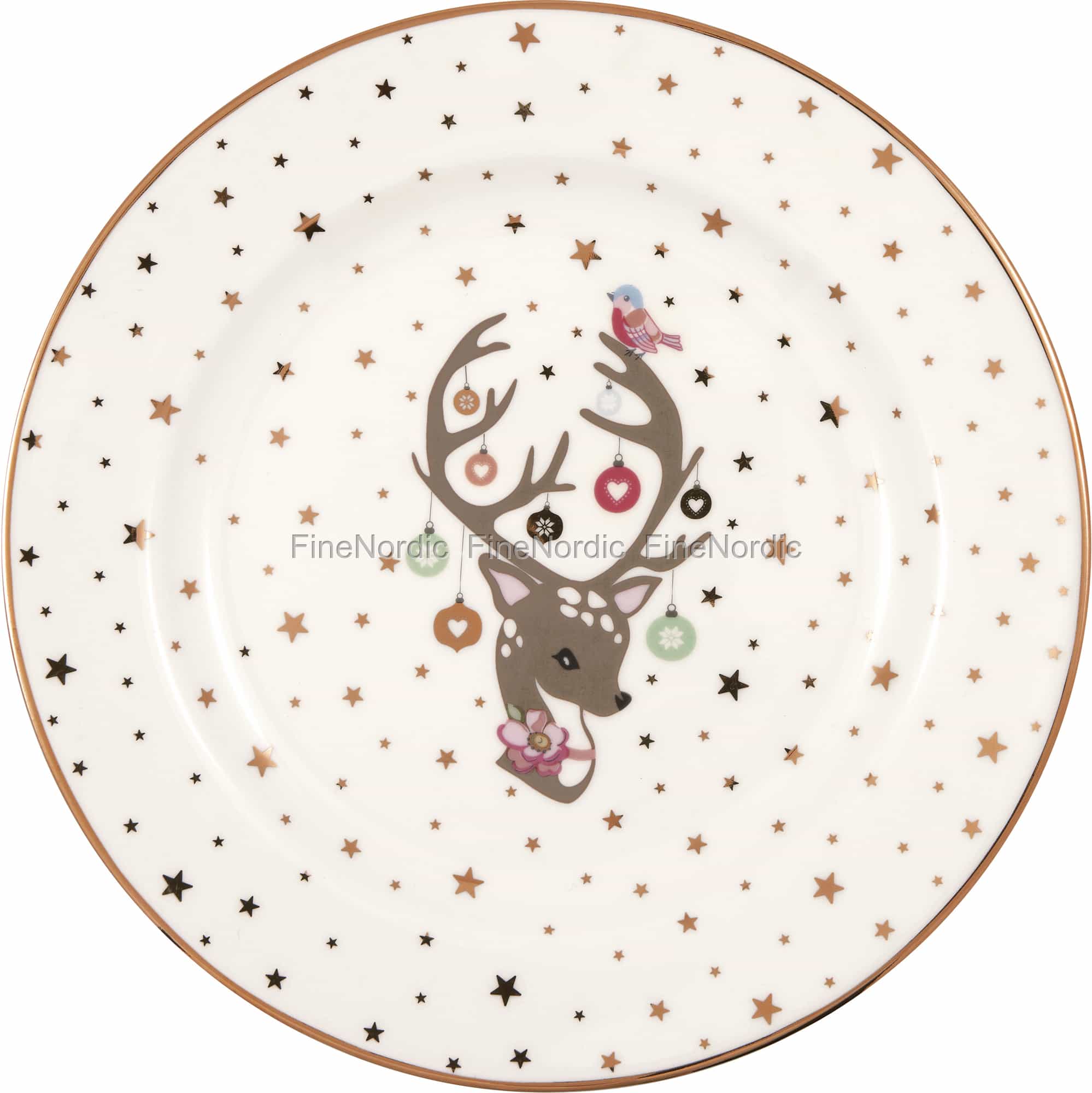 GreenGate Plate Dina White