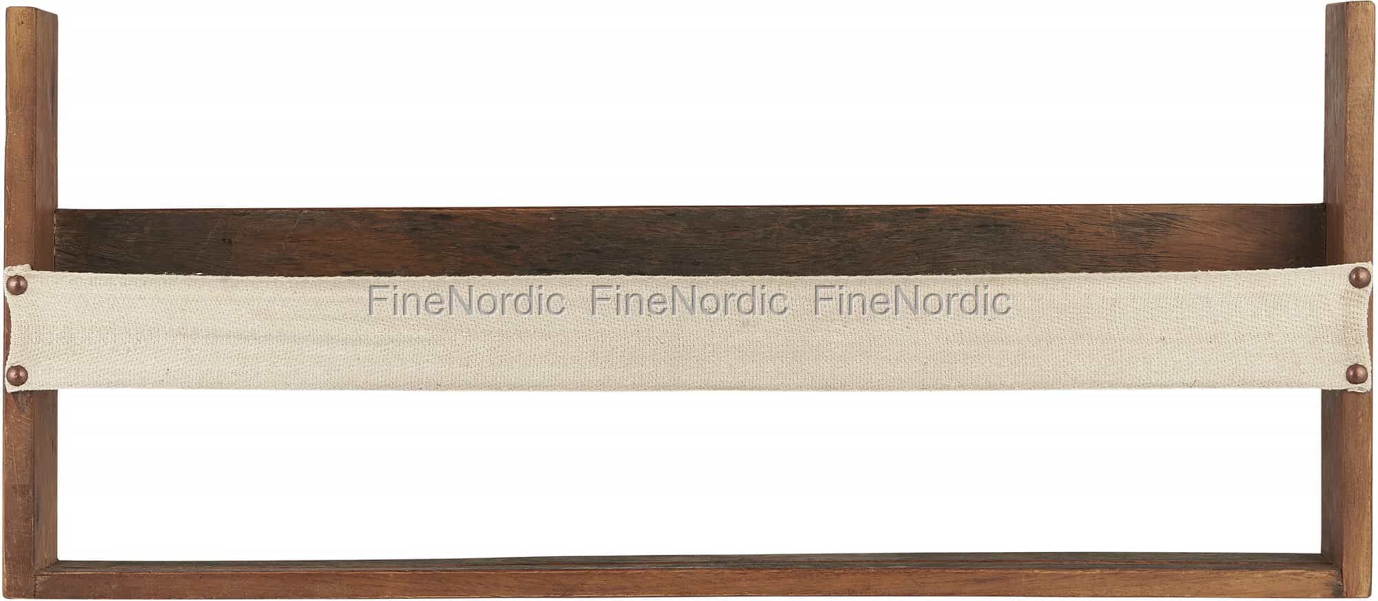 Ib Laursen Shelf with Furniture Webbing in Front Unique