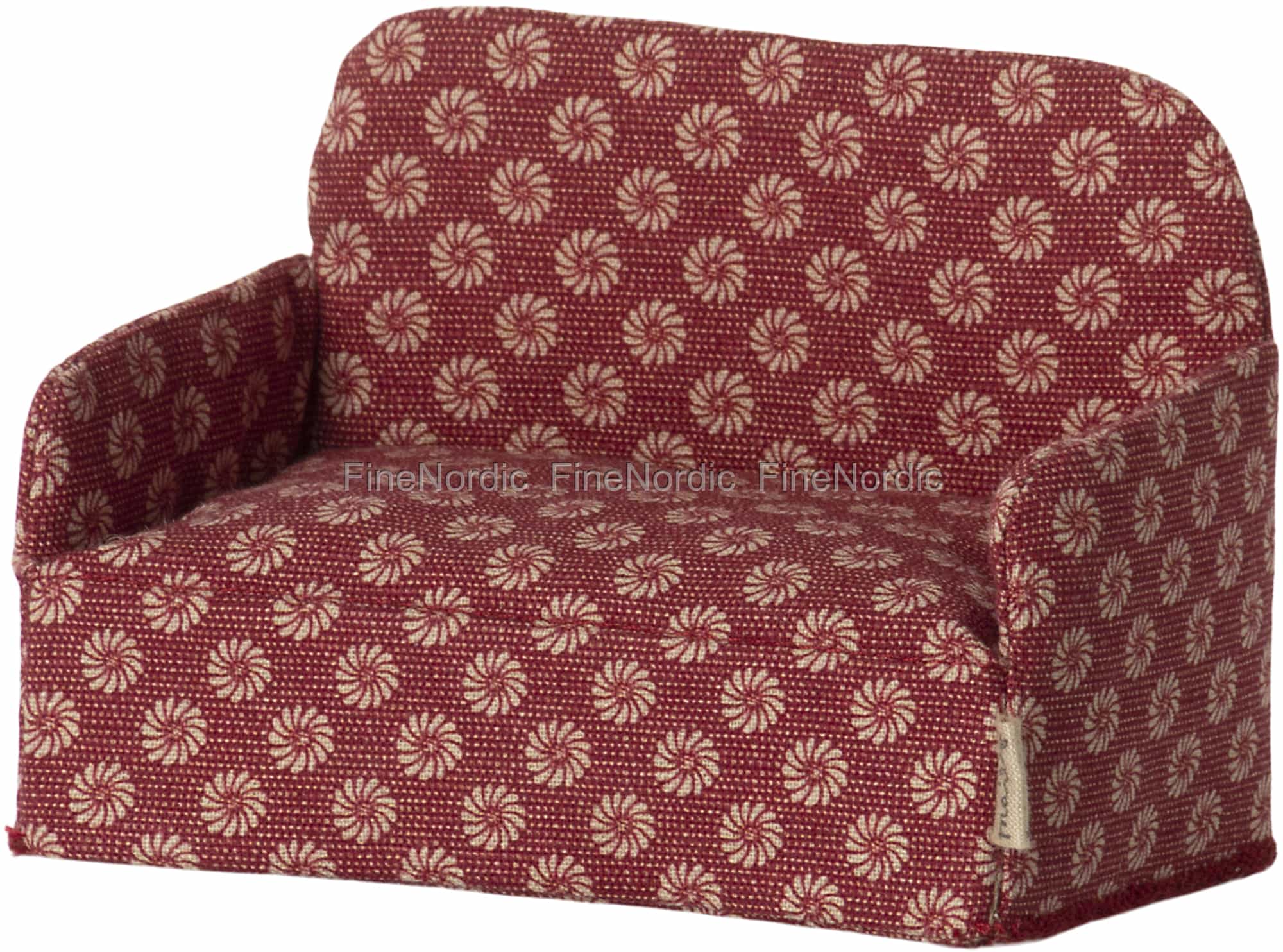 Maileg Miniature Couch - Mouse - Red