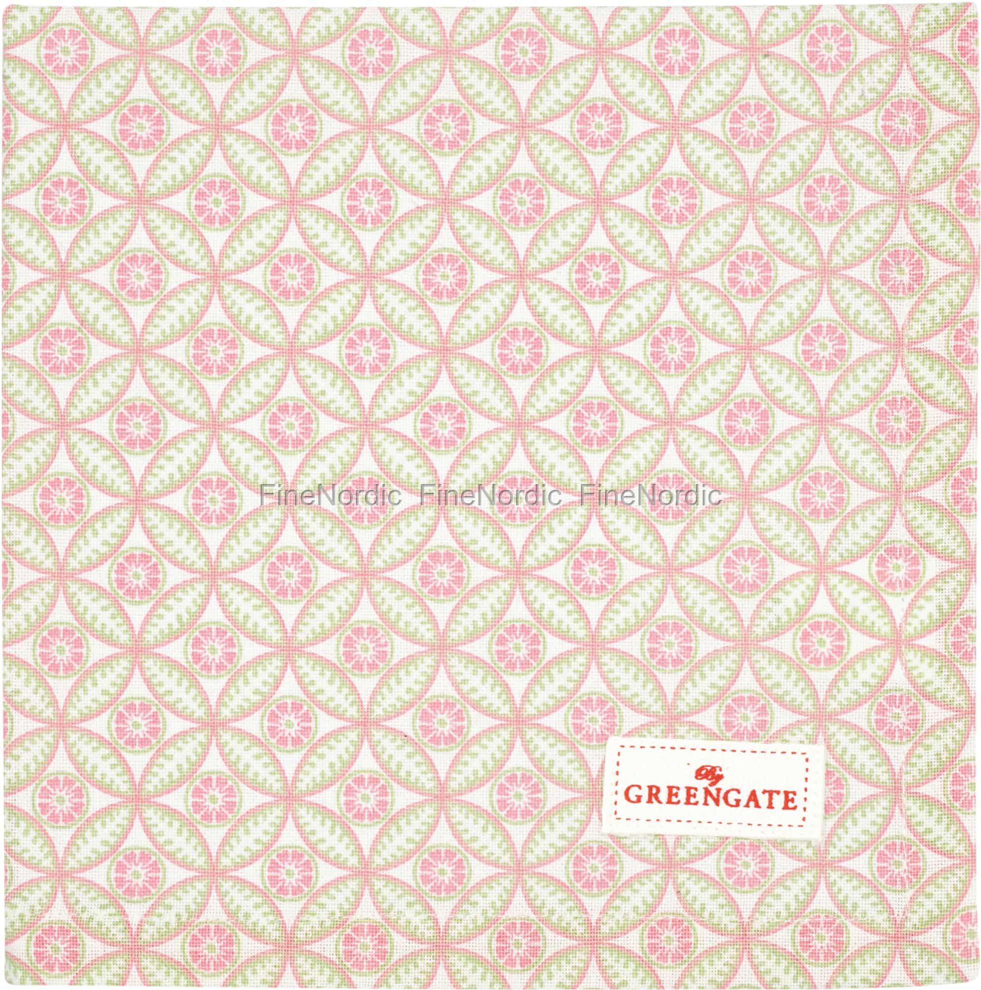 GreenGate Cloth Napkin Eva White