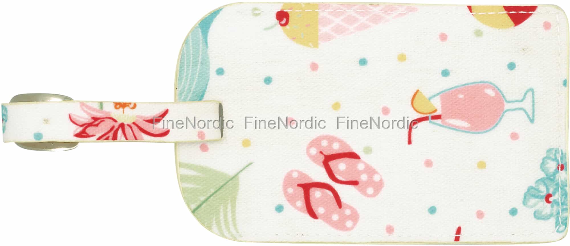 GreenGate Luggage Tag Lula White