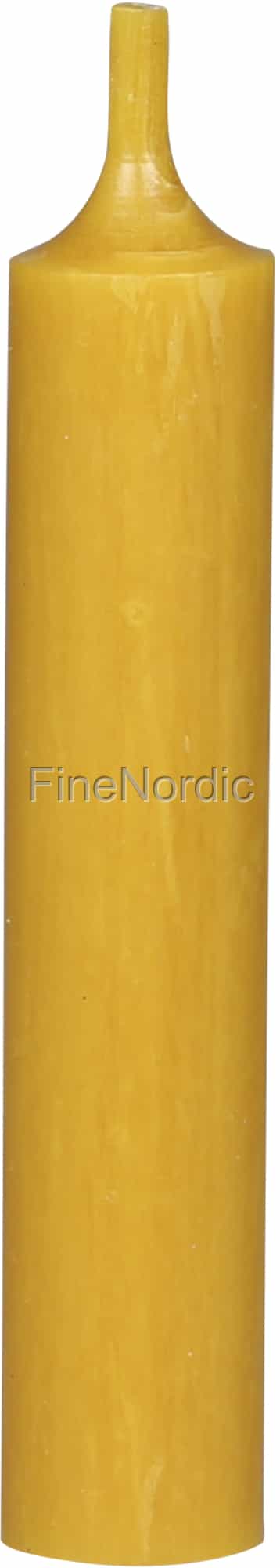 Chic Antique Short Dinner Candle Mustard 11 x 2 cm - 1 pcs