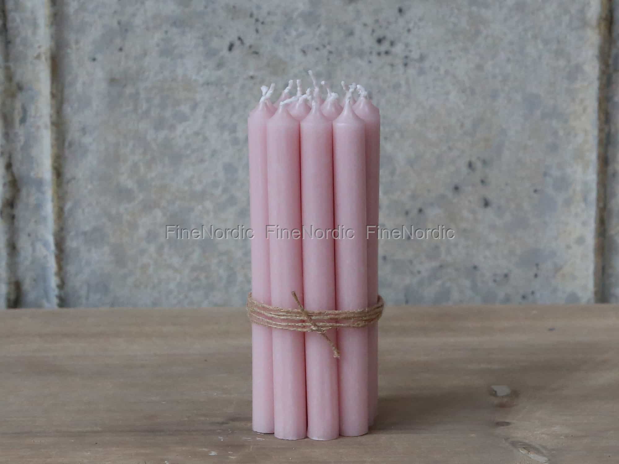 Chic Antique Taper Candle Powder 13 x 1.2 cm - 1 pcs