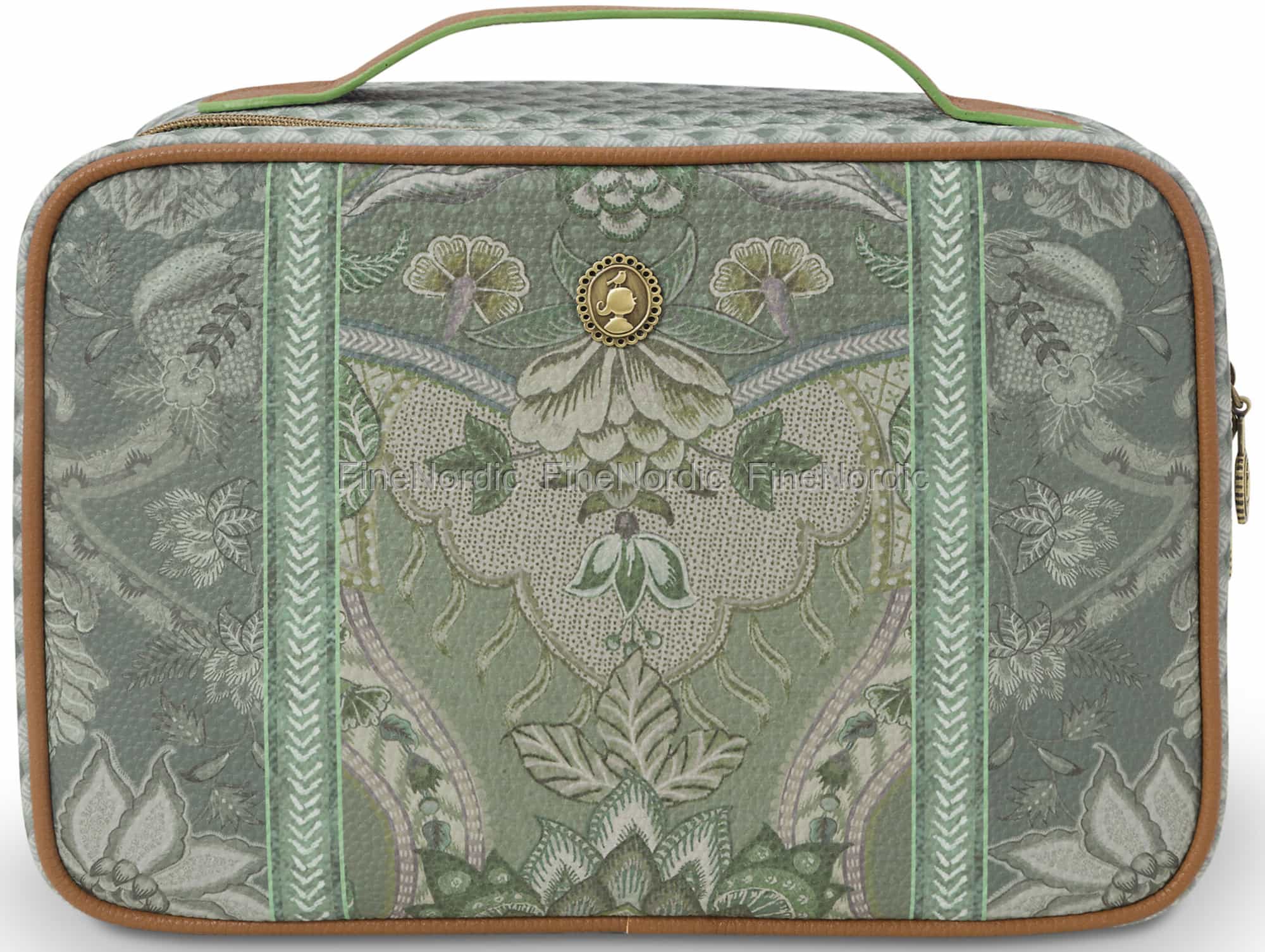 Pip Studio Beauty Case Square Large Kyoto Festival Green