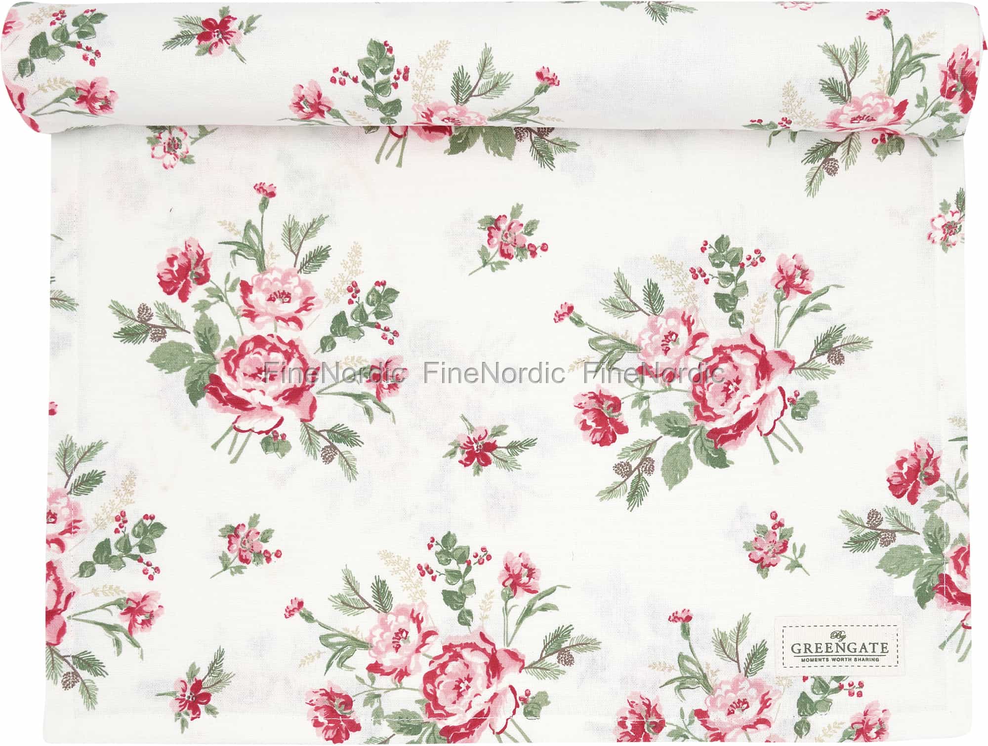 GreenGate Table Runner Leonora White