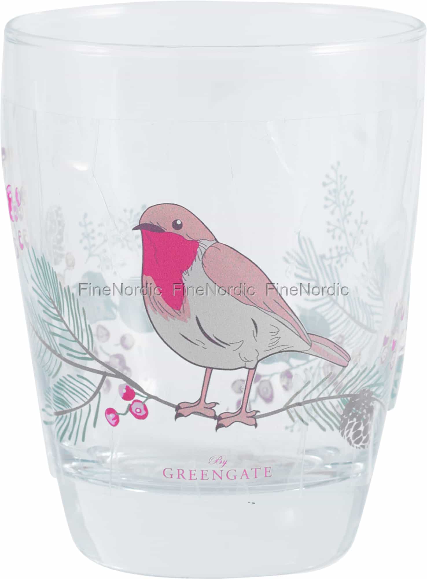 GreenGate Water Glass Leonora White
