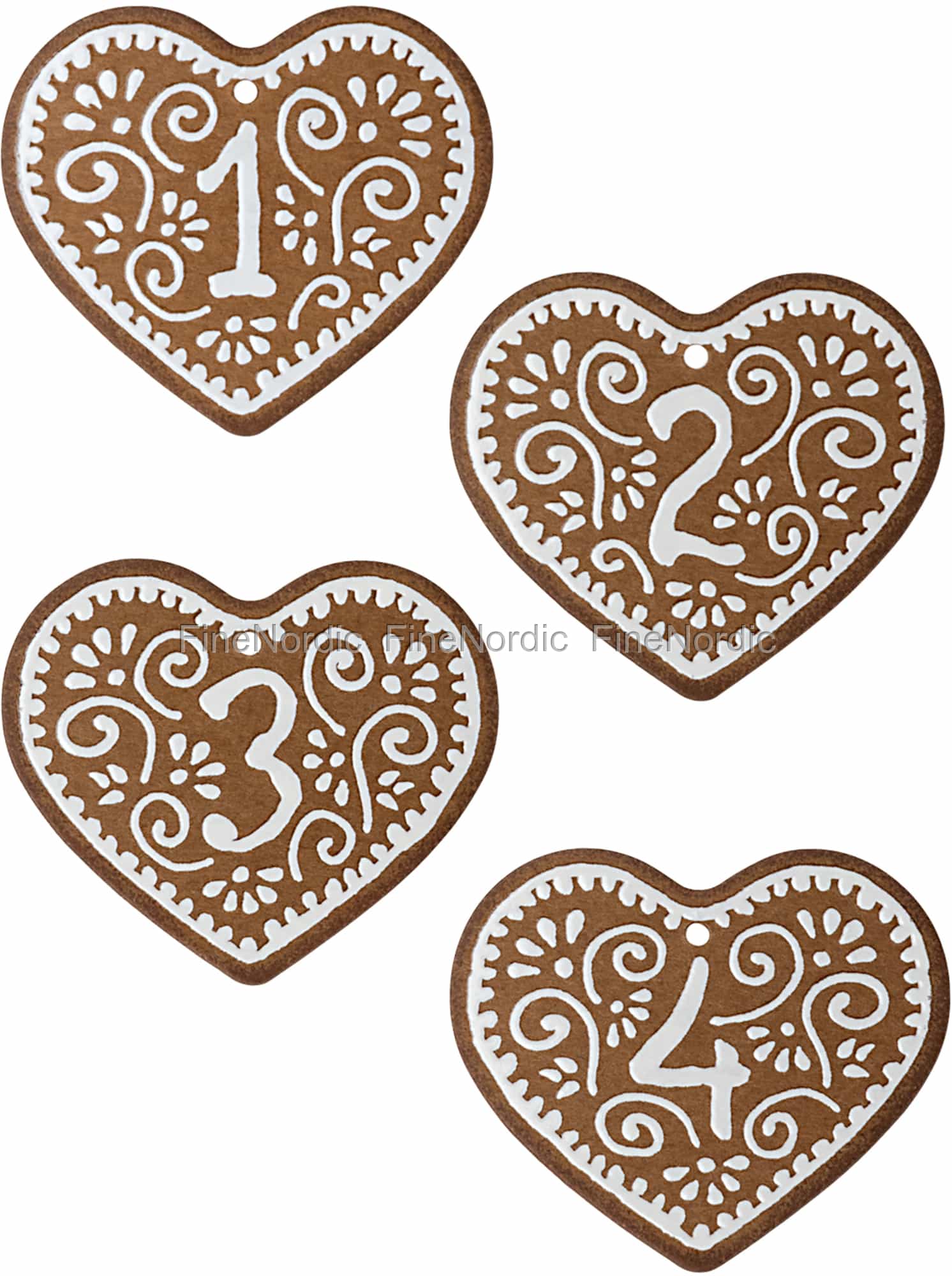 Maileg Gingerbread Gift Tags No. 1-4 - 4 pcs