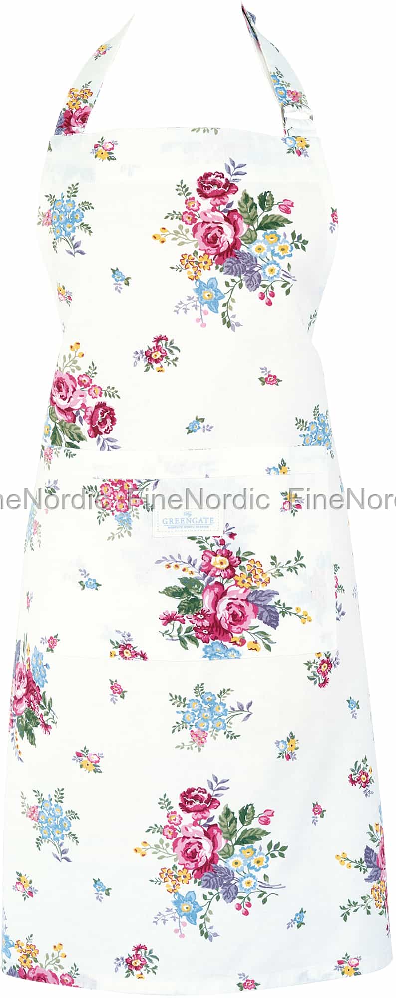 GreenGate Apron Elina White