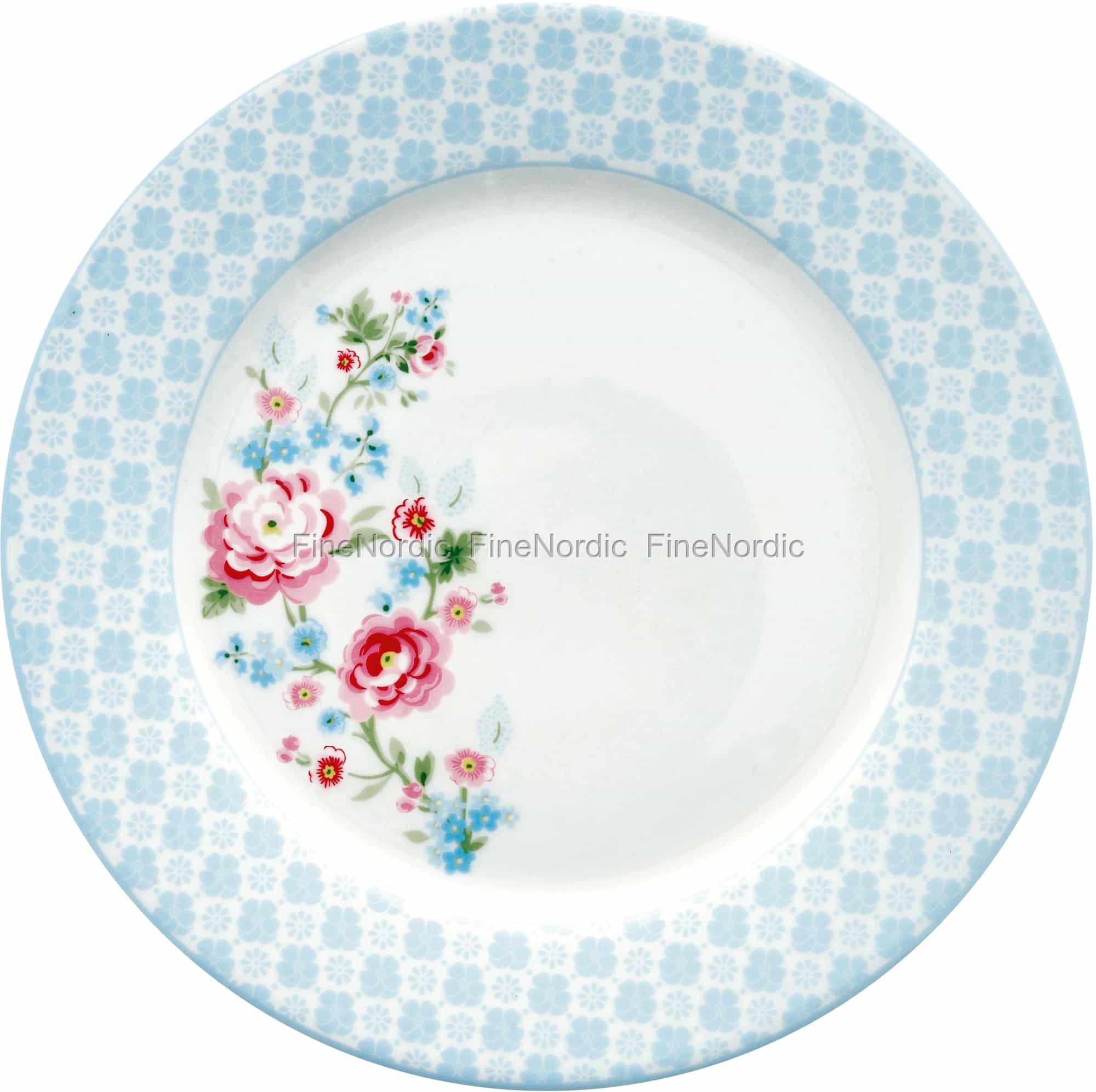 GreenGate Dinner Plate Edie Pale Blue