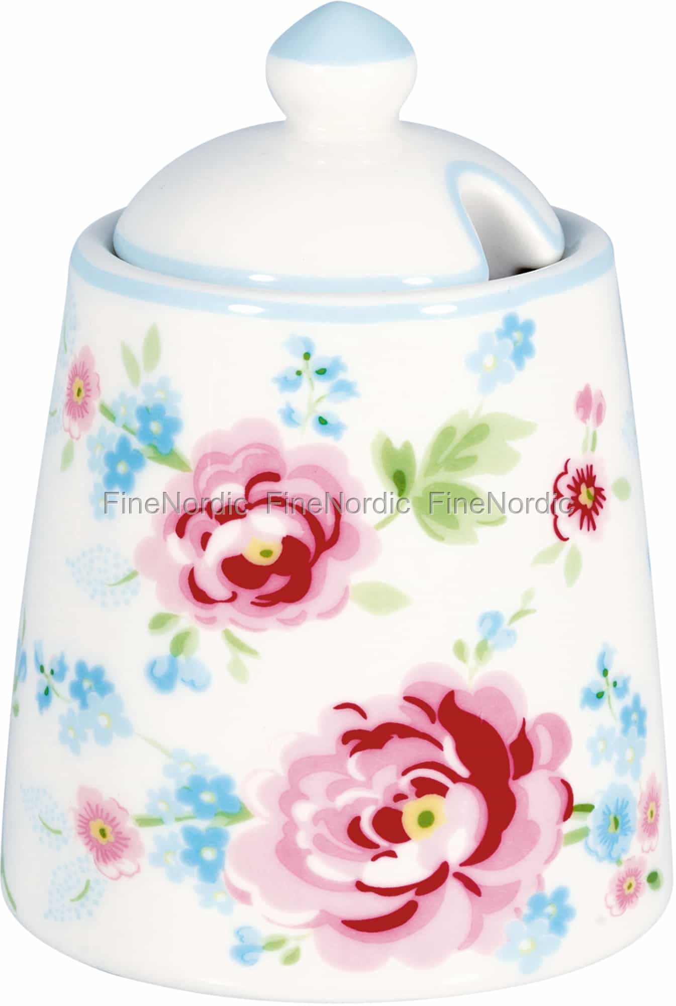 GreenGate Sugar Pot Alma White