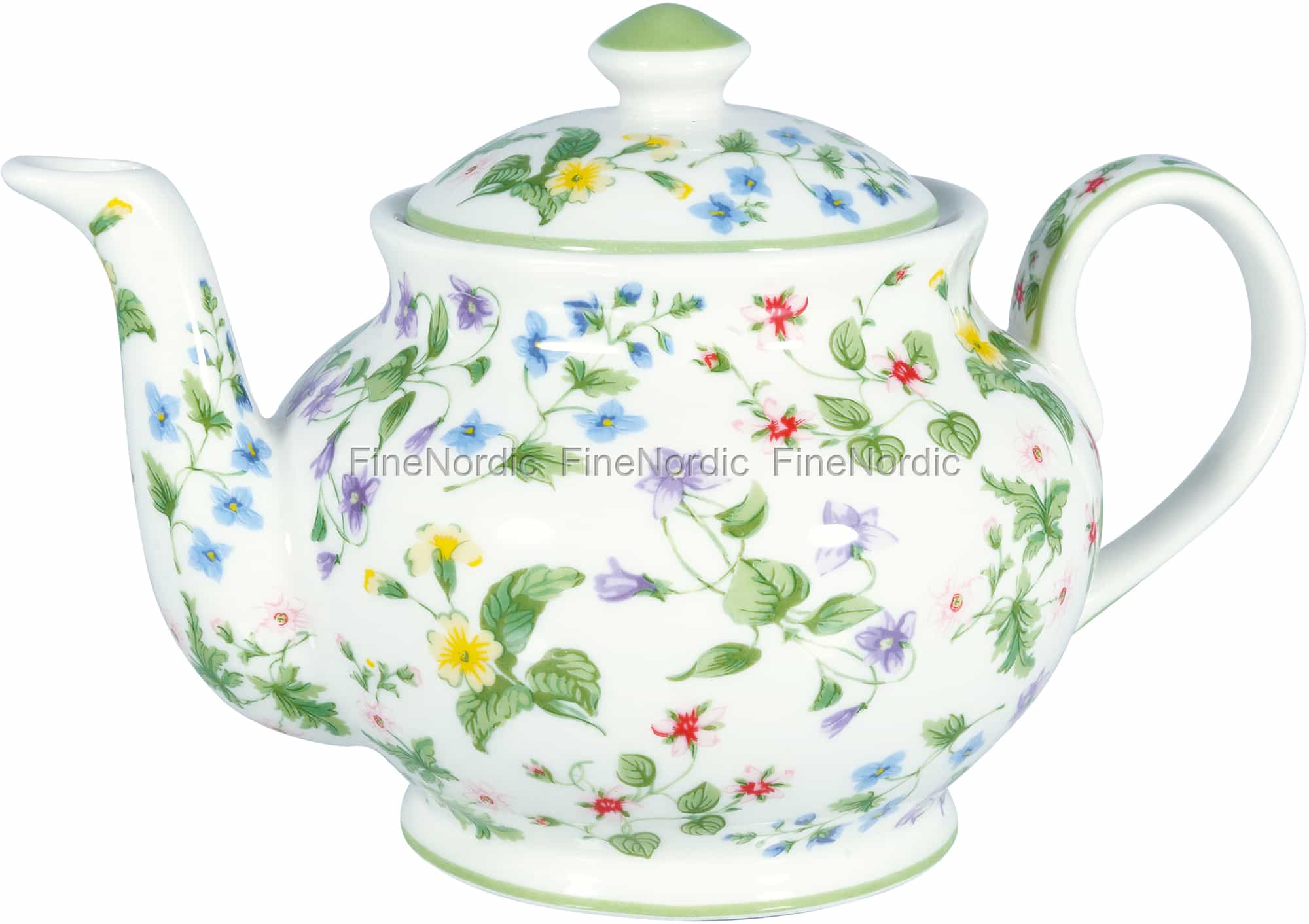 GreenGate Teapot Round Karolina White