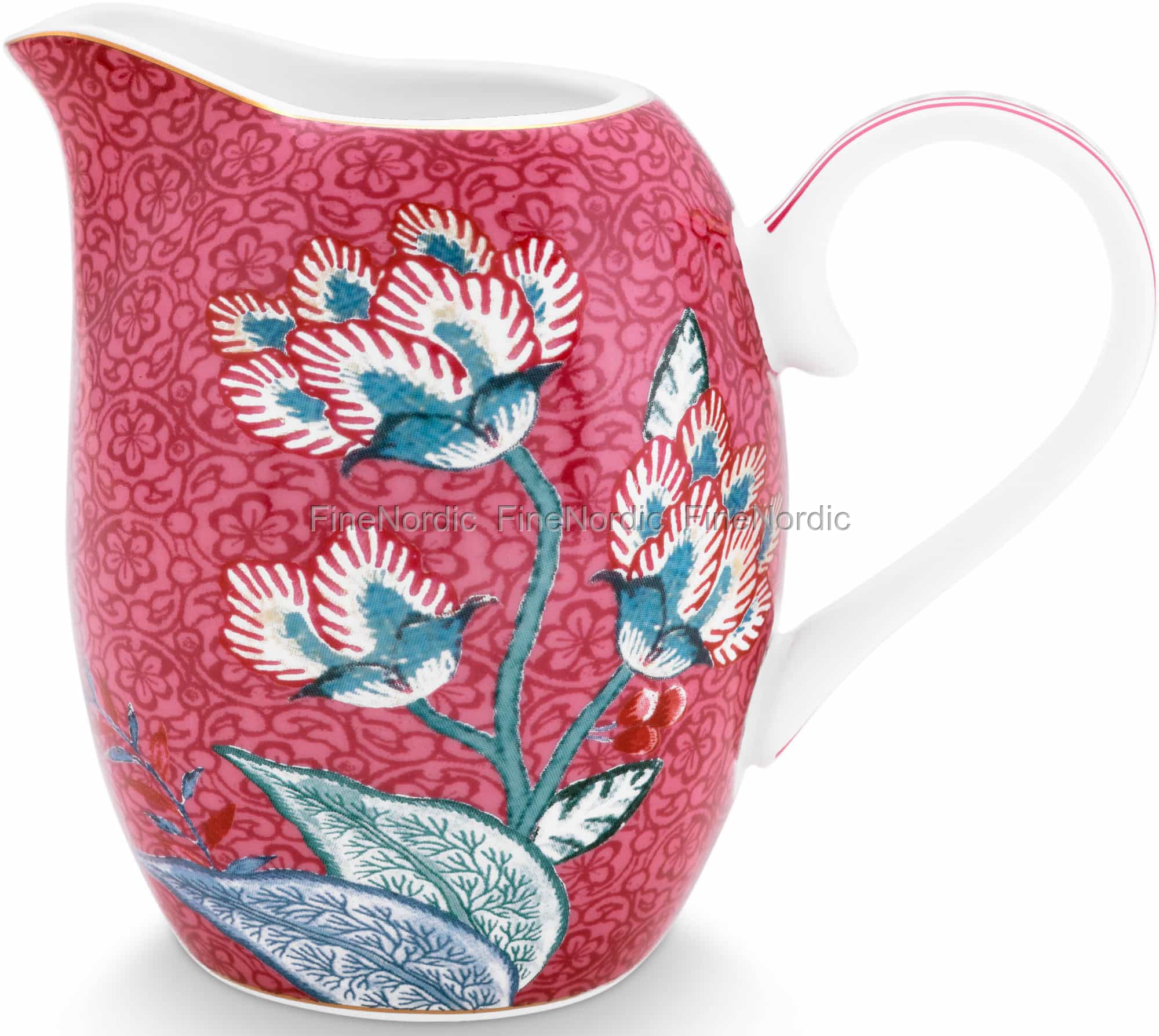 Pip Studio Jug Small Flower Festival Dark Pink 250 ml
