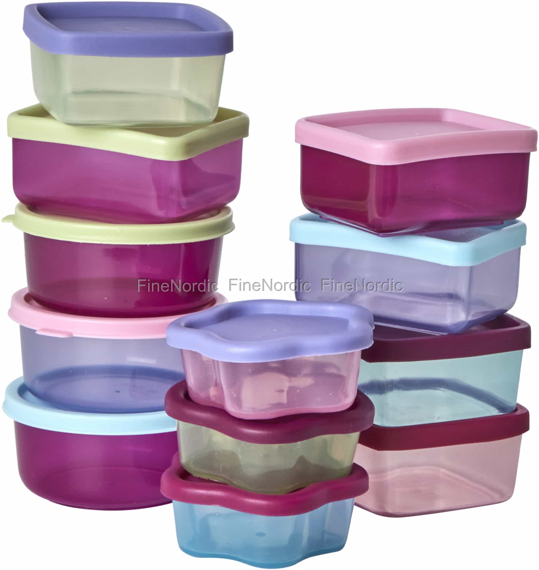 Rice Plastic Food Keepers - AW23 - Small - 12 pcs in a Net
