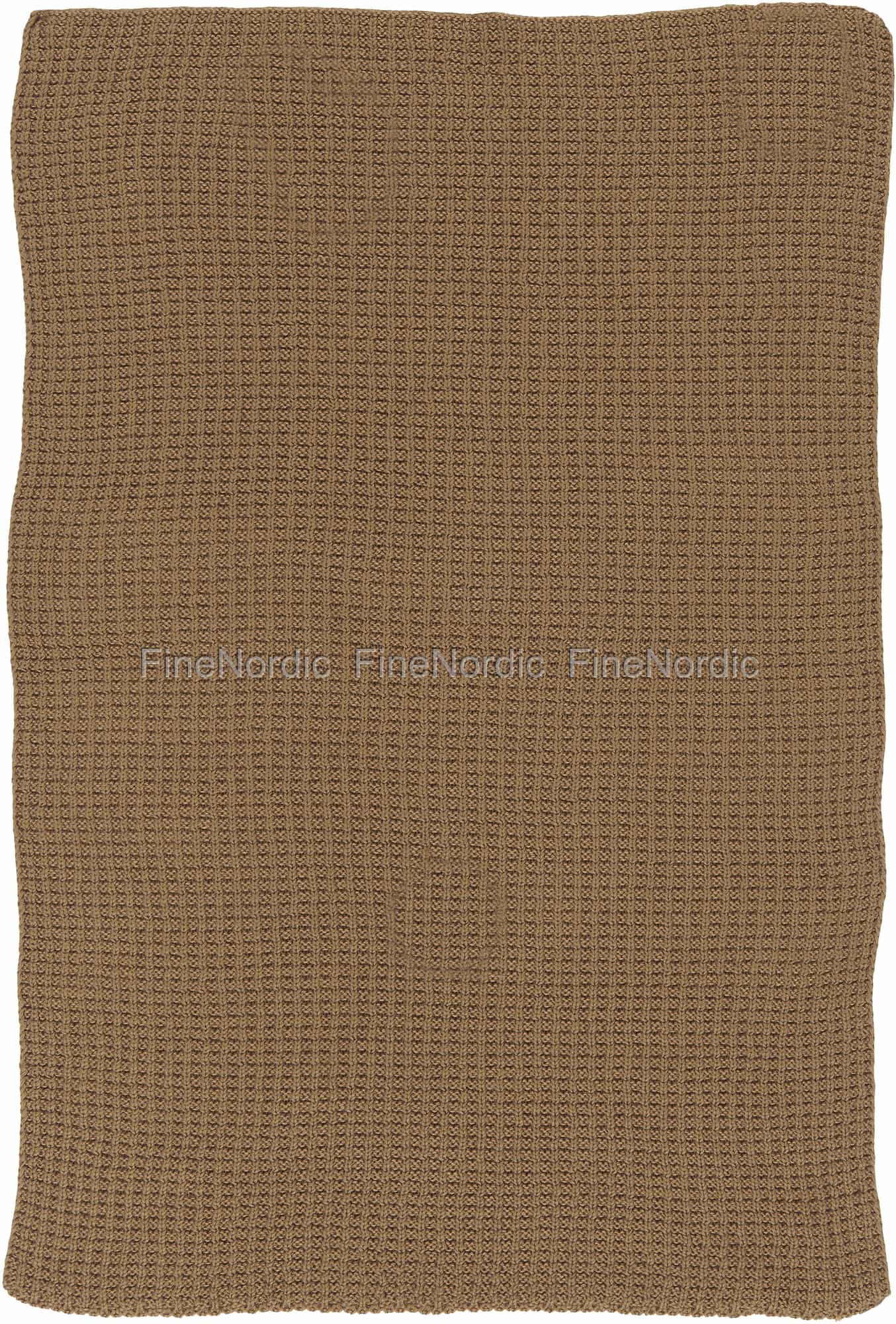 Ib Laursen Towel Brown Knitted
