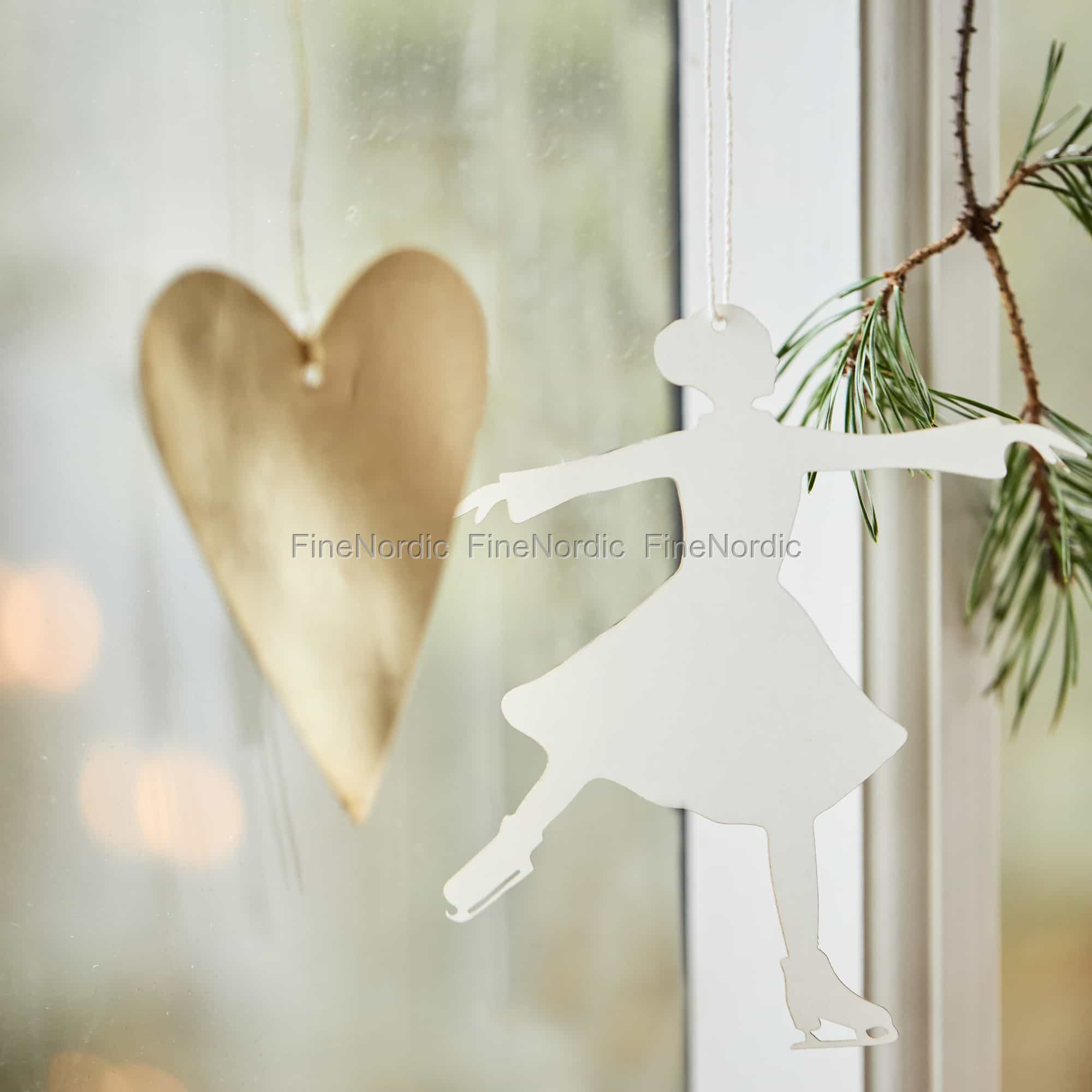 Ib Laursen Paper Cut Ice Skating Dancer