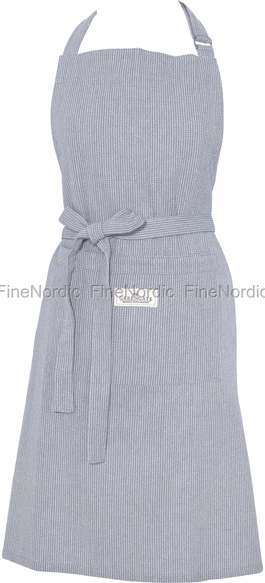 GreenGate Apron Alicia Pale Grey