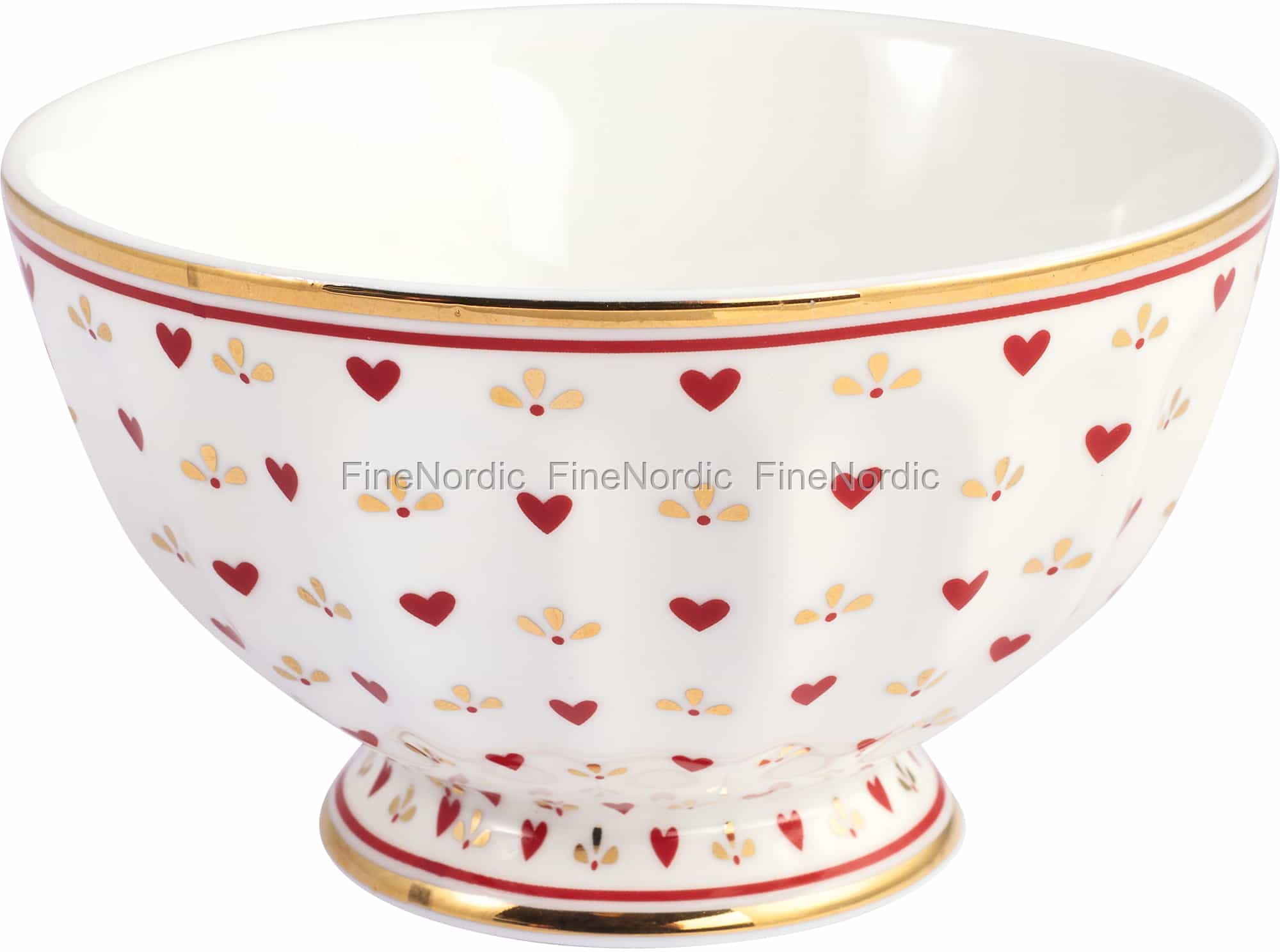 GreenGate French Bowl Medium Layla Petit White