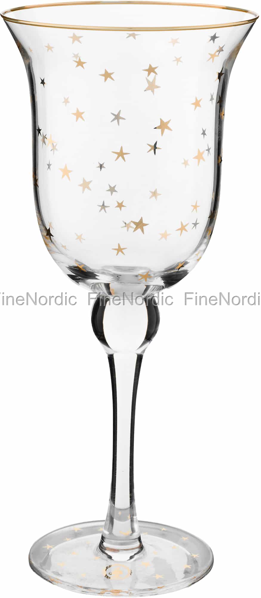 Pip Studio Wine Glass Stars Gold