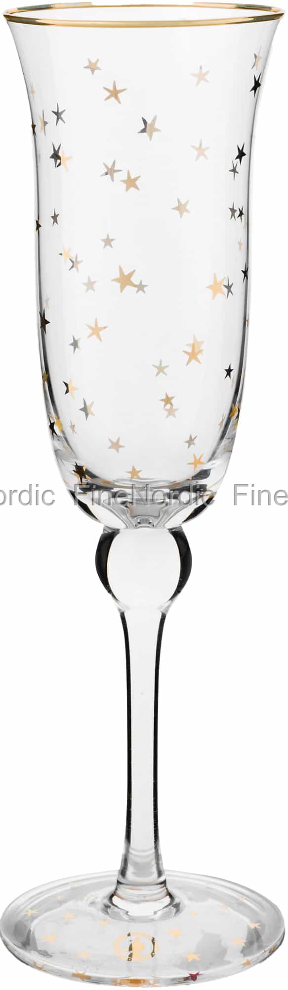 Pip Studio Champagne Glass Stars Gold