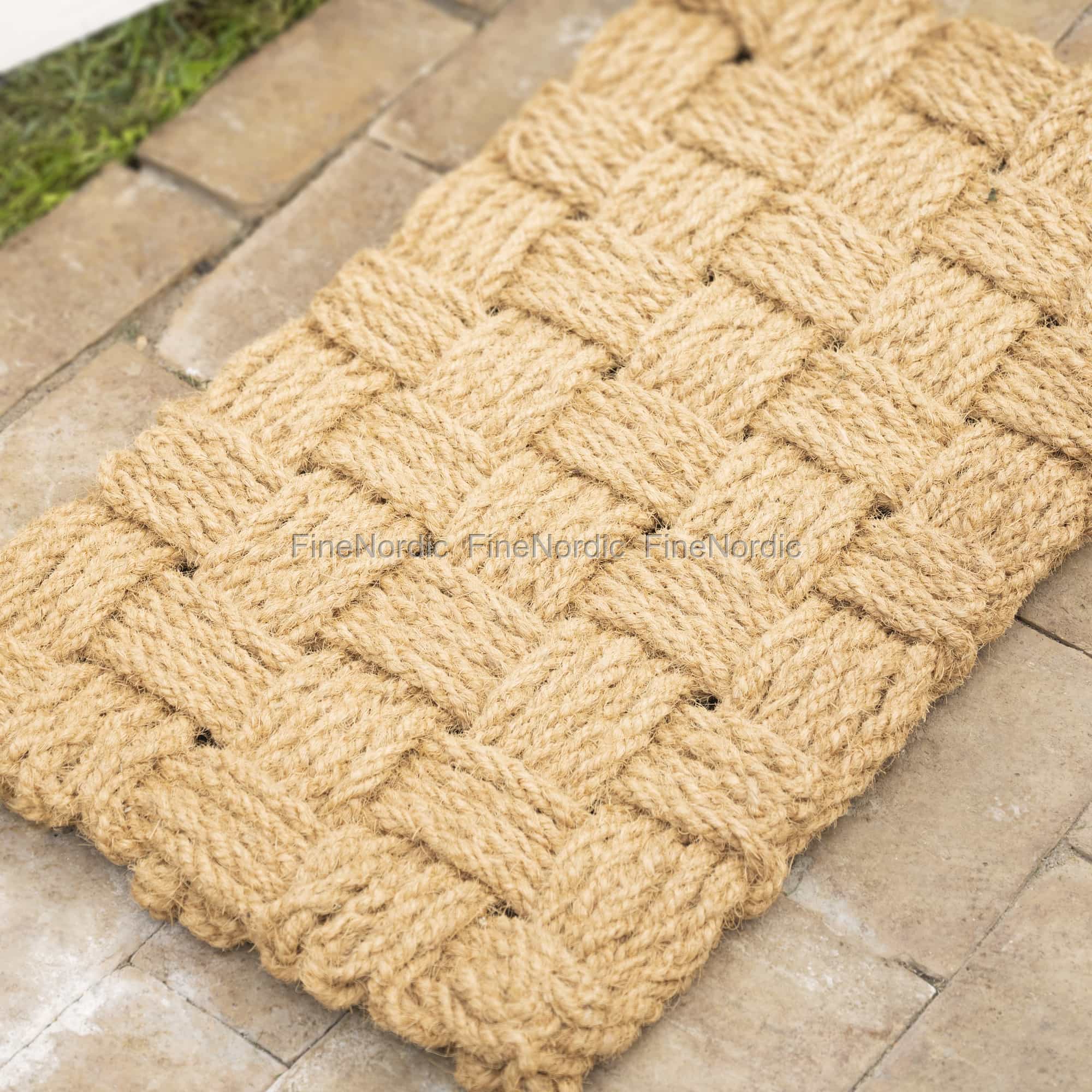 Ib Laursen Doormat Ocean Braided Coconut Fibres
