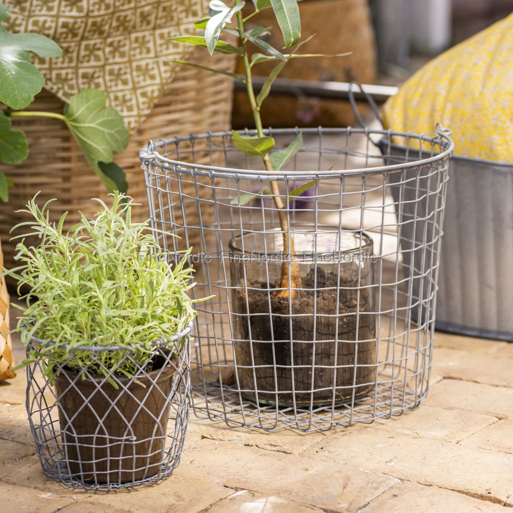 Ib Laursen Pot Set of 2 Wire