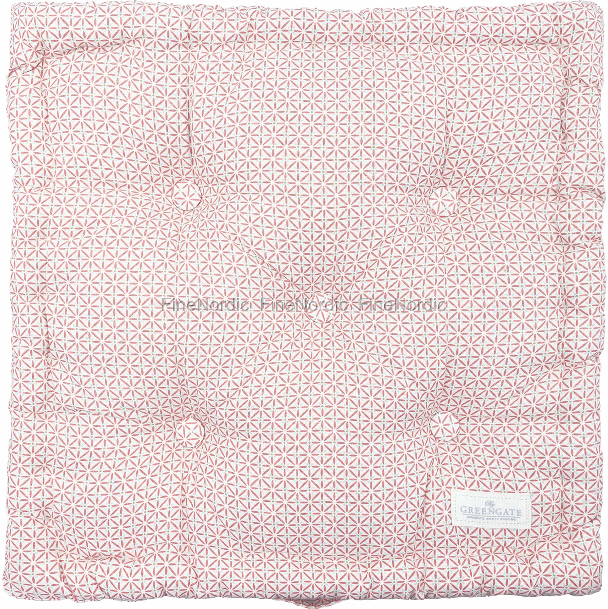 GreenGate Box Cushion Britt Pale Pink 50 x 50 cm
