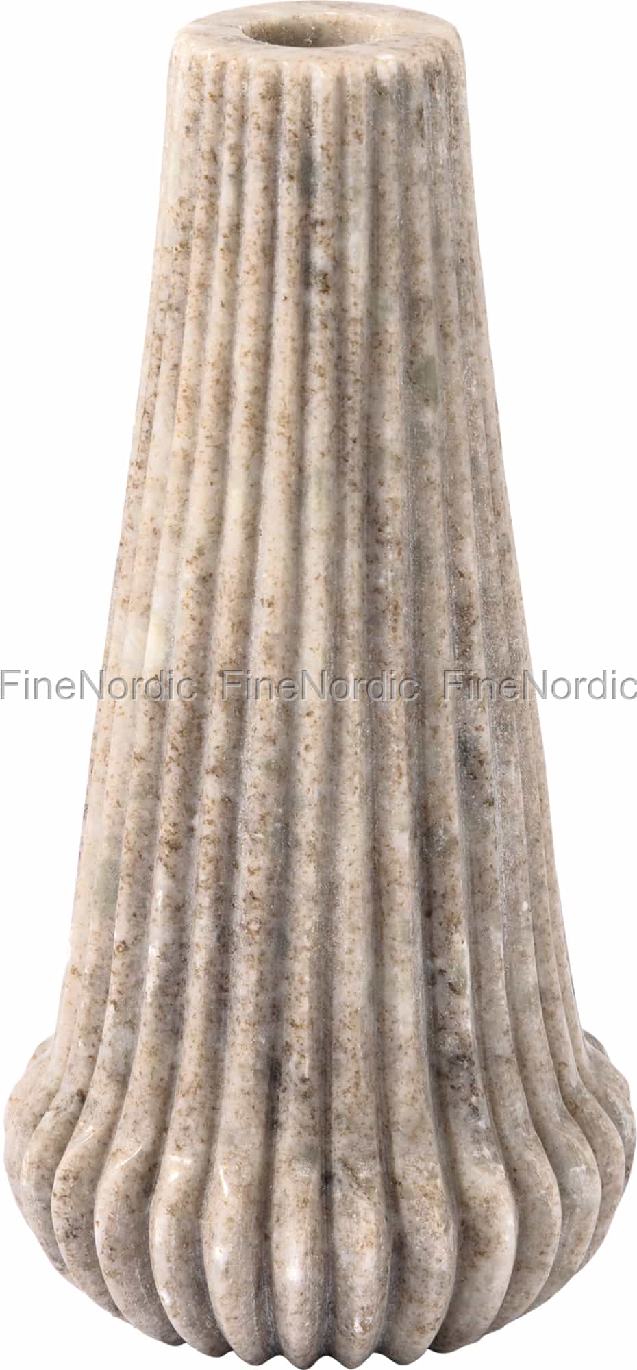 GreenGate Marble Candle Holder Beige Large