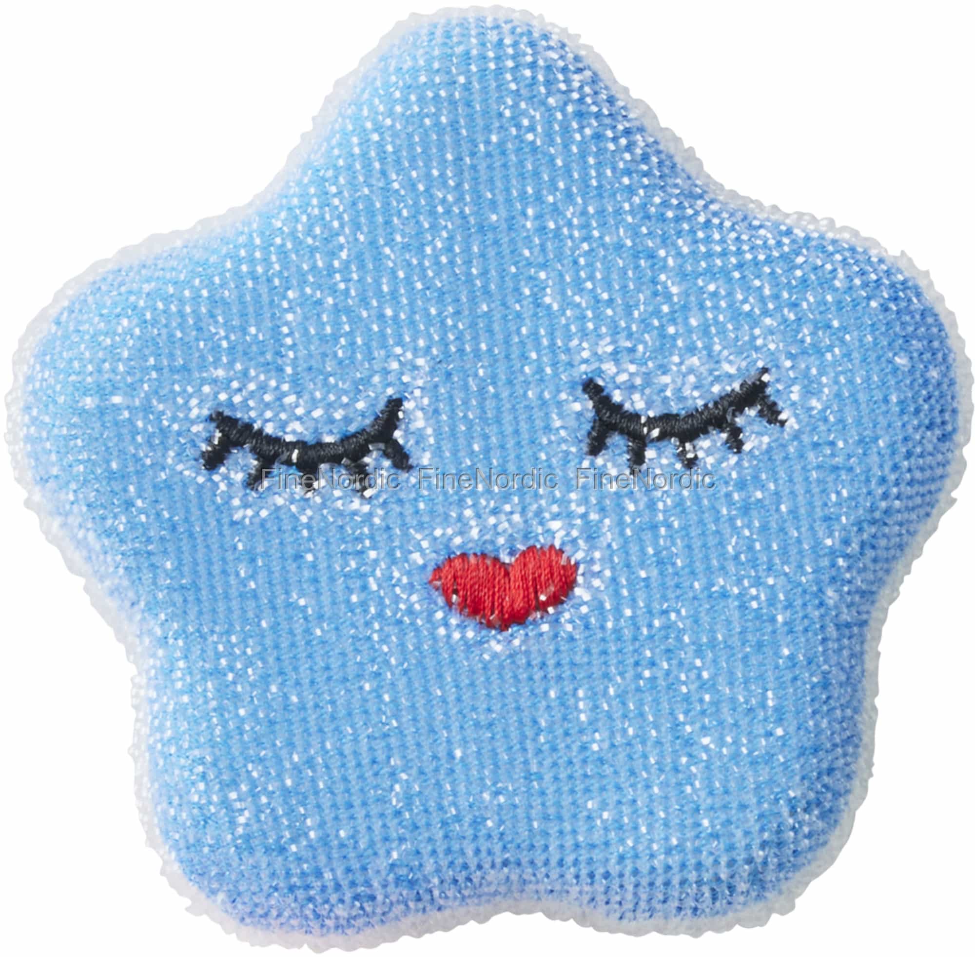 Rice Kitchen Sponge - Star Shape - Light Blue