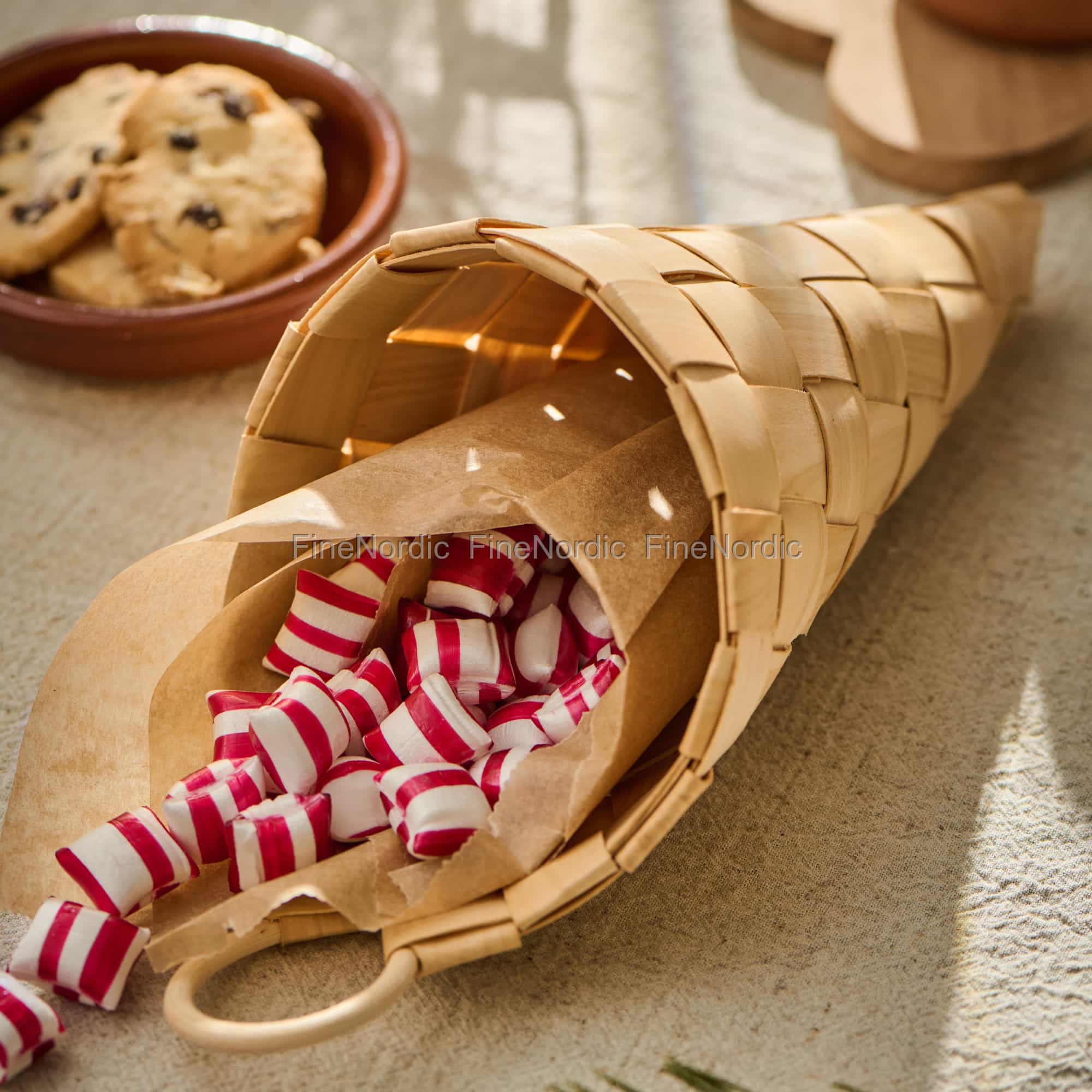 Ib Laursen Cornet Braided Chip Wood