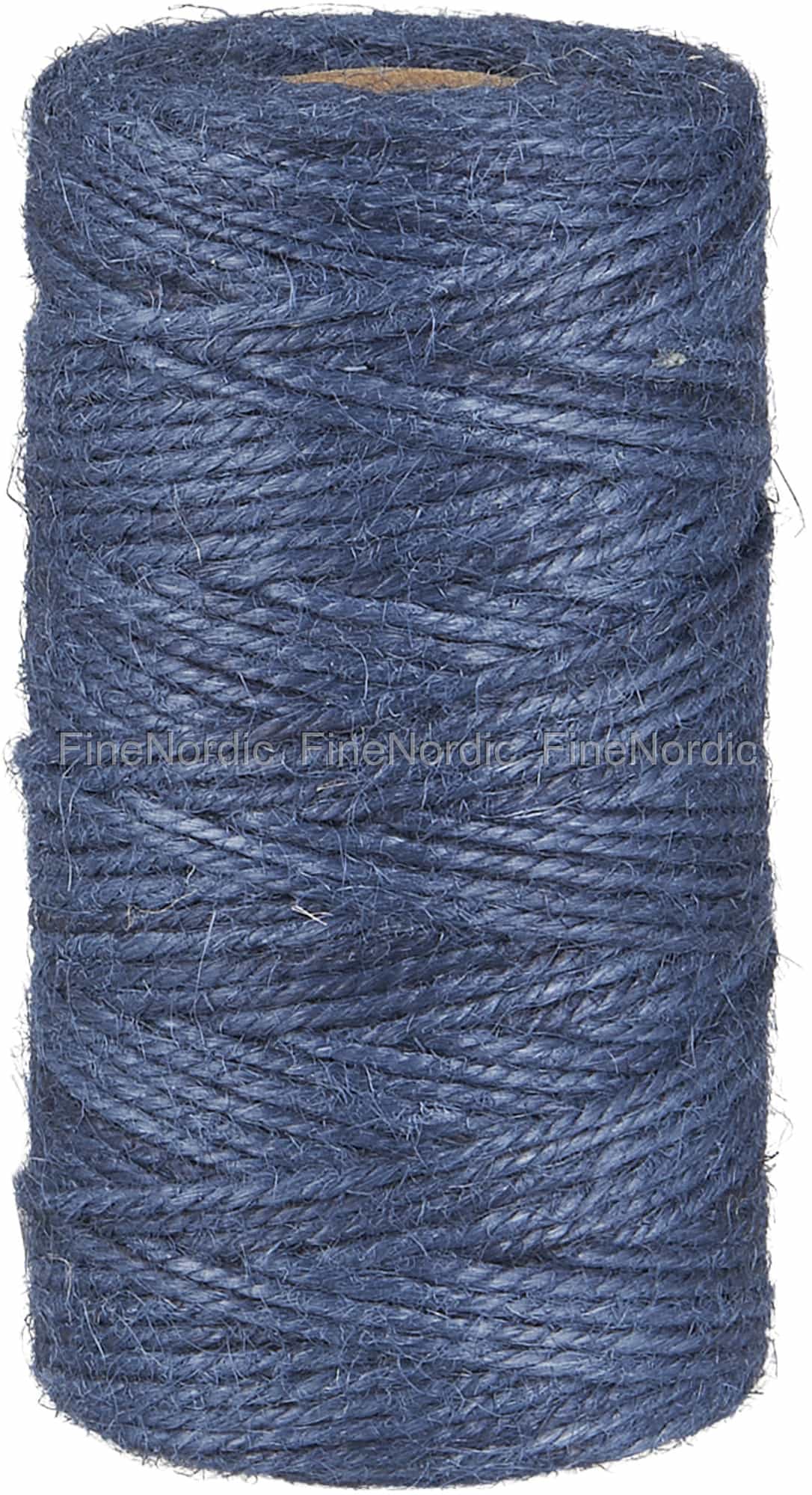 Ib Laursen Jute String Dark Blue 100 m
