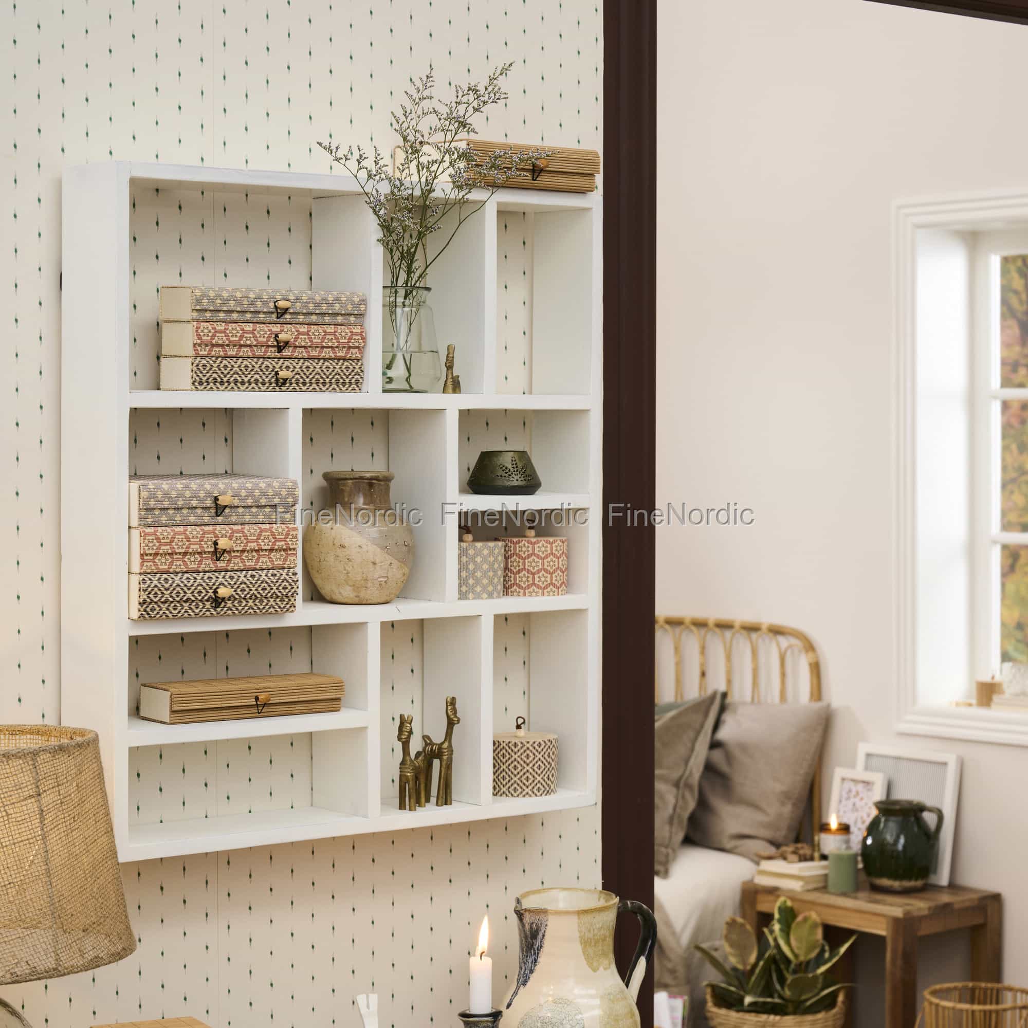 Ib Laursen Wall Shelf with Different Rooms Unique Can hang horizontal ...