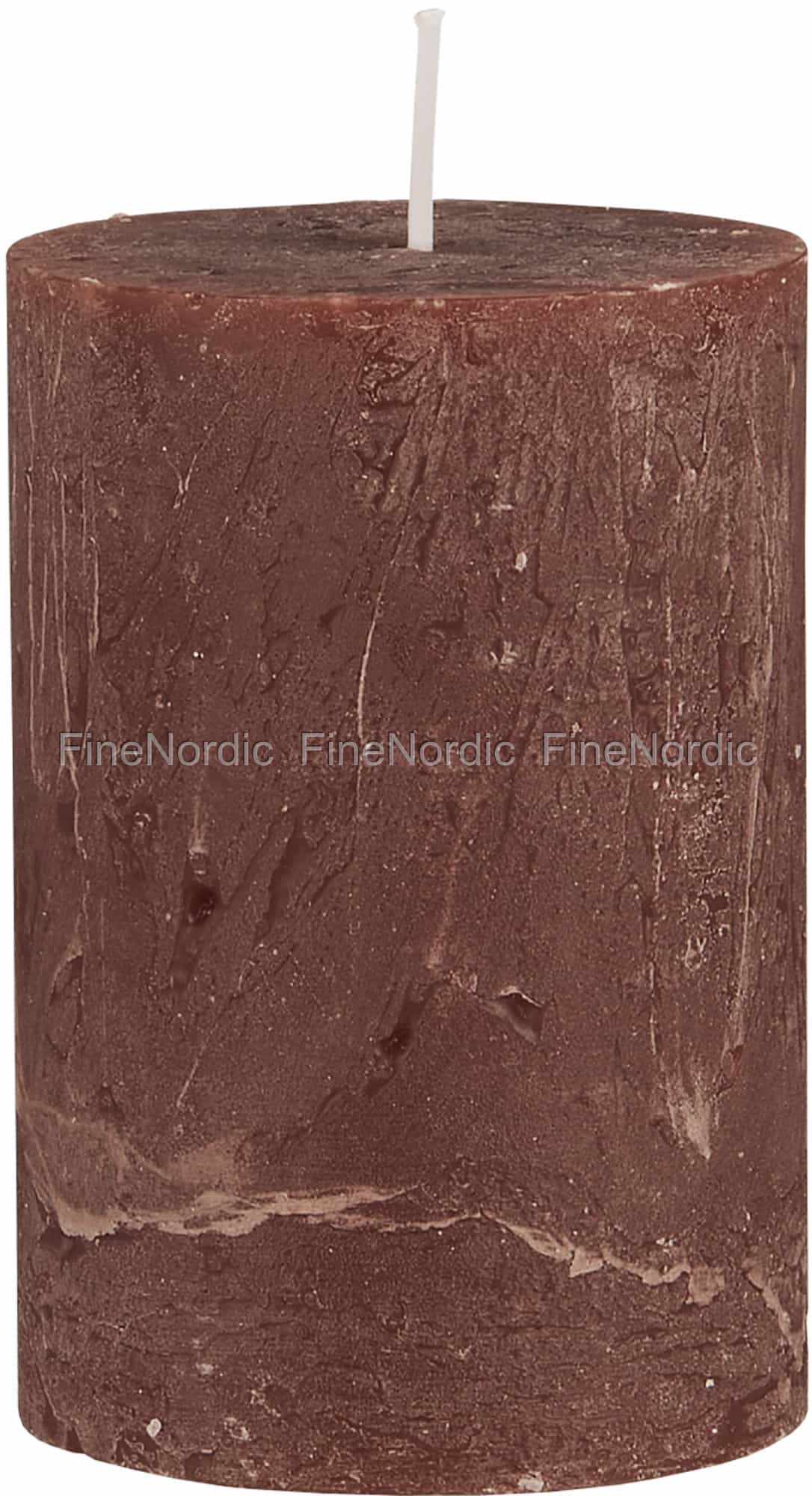 Ib Laursen Rustic Candle Rust 10 x 6.8 cm
