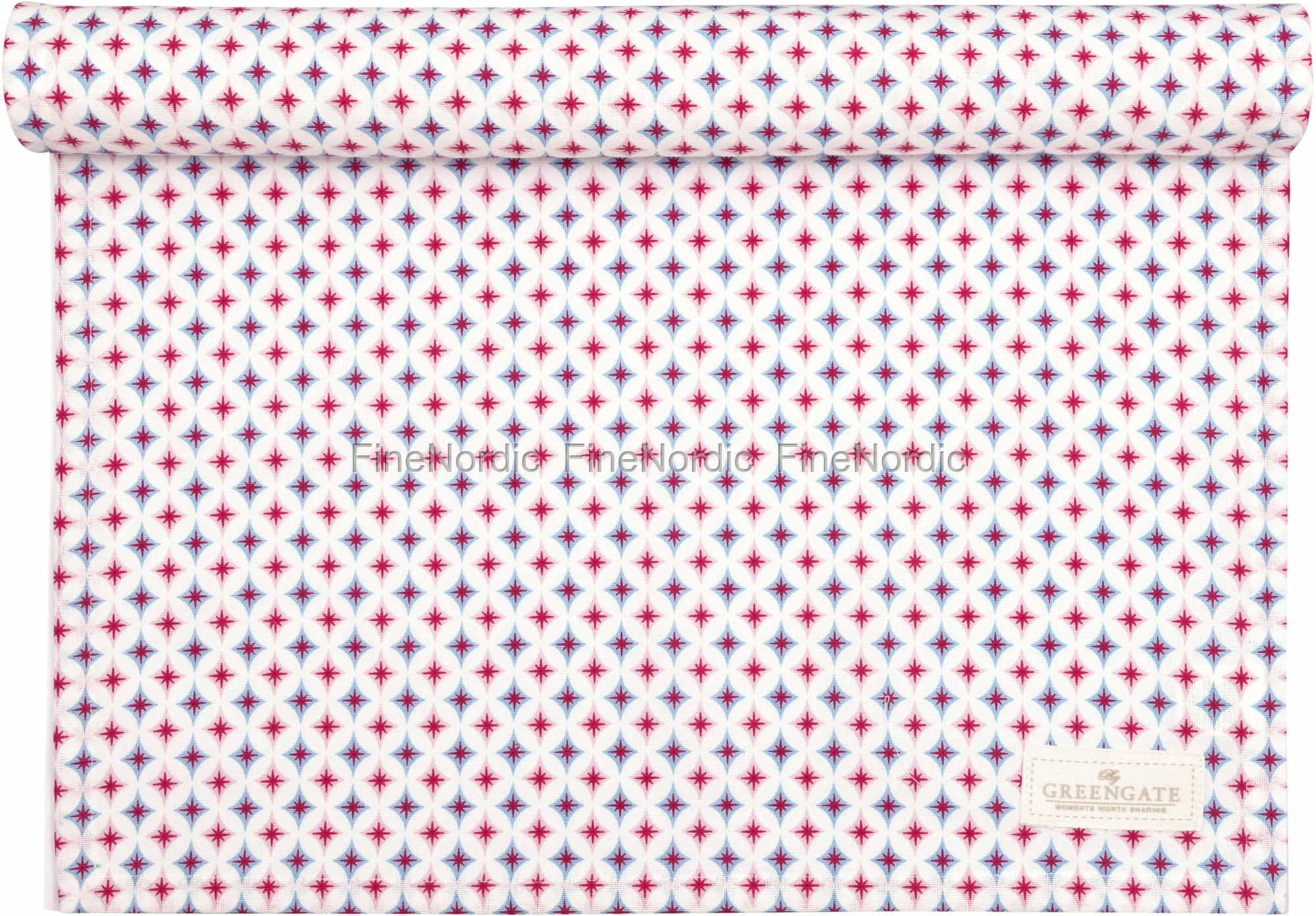GreenGate Table Runner Novella White 45 x 140 cm