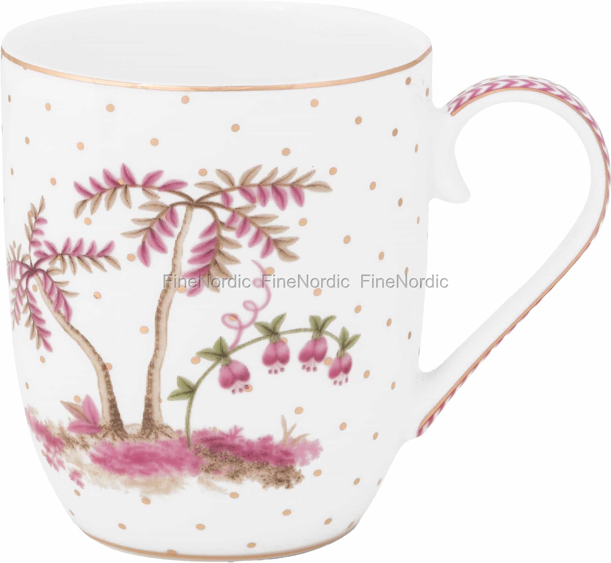 Pip Studio Mug Small Jolie Dots Gold Pink