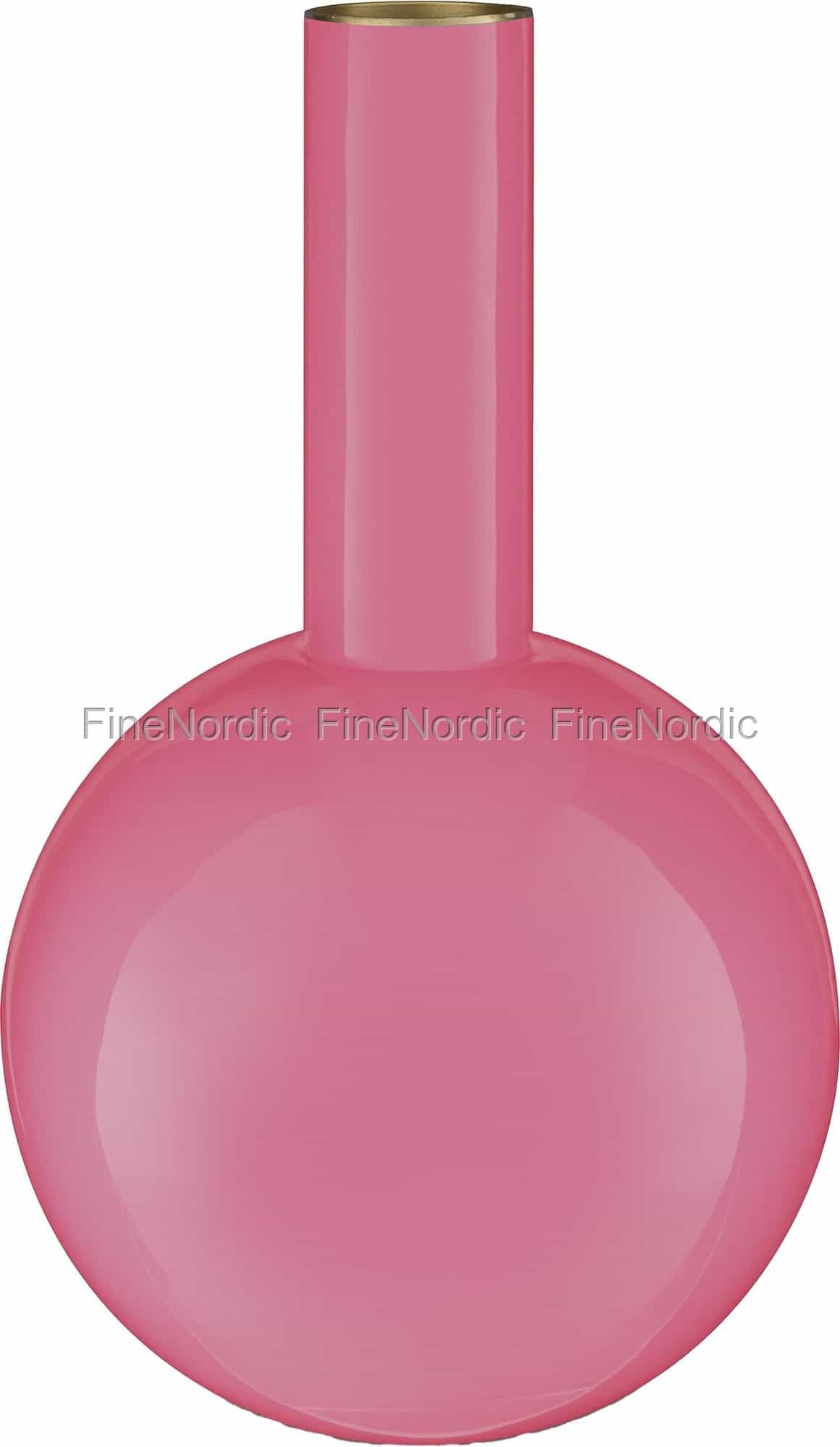 Pip Studio Vase Metal Medium Pink 19 x 33 cm