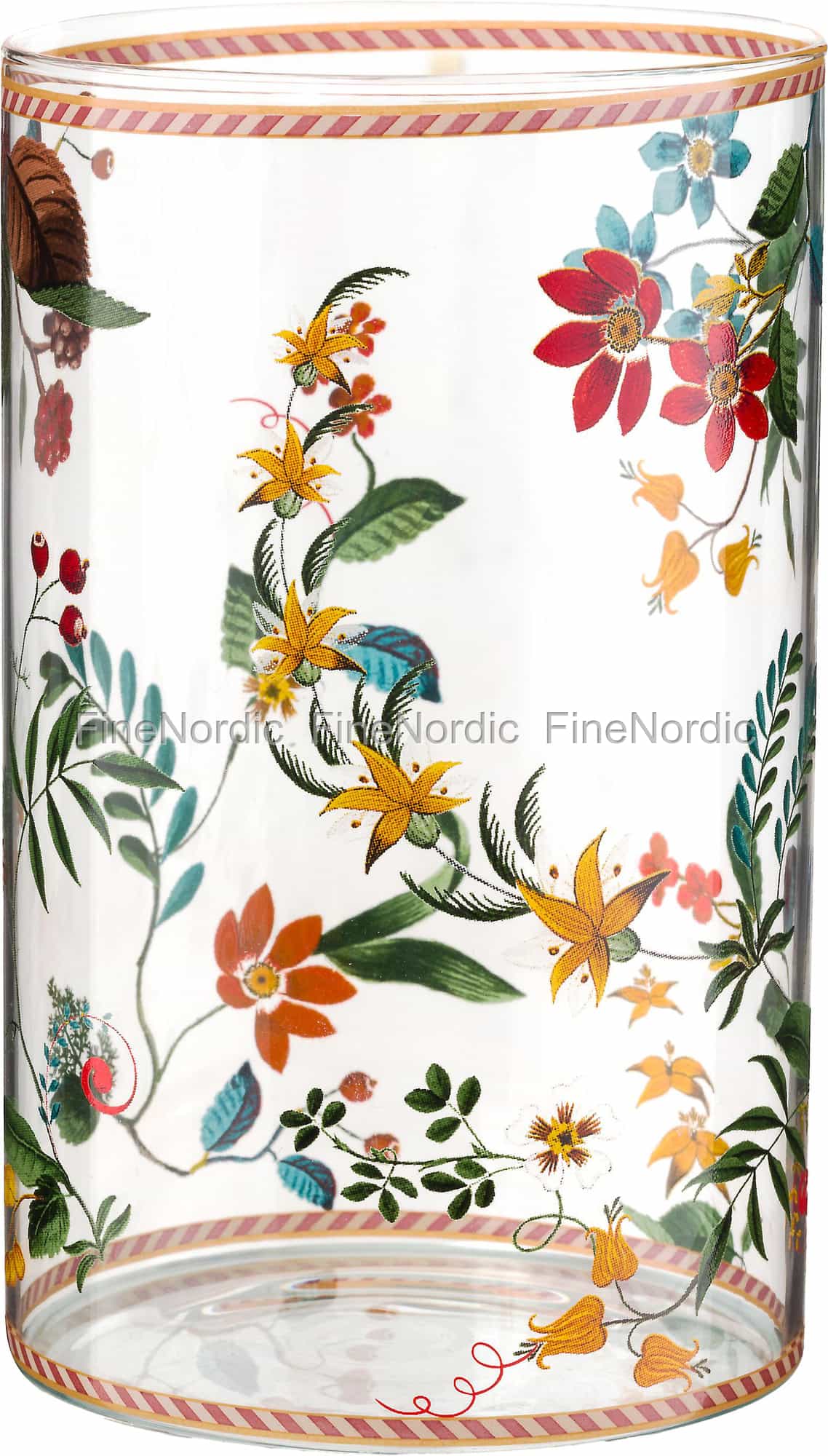 Pip Studio Longdrink Glass Berry Blues Multicolour