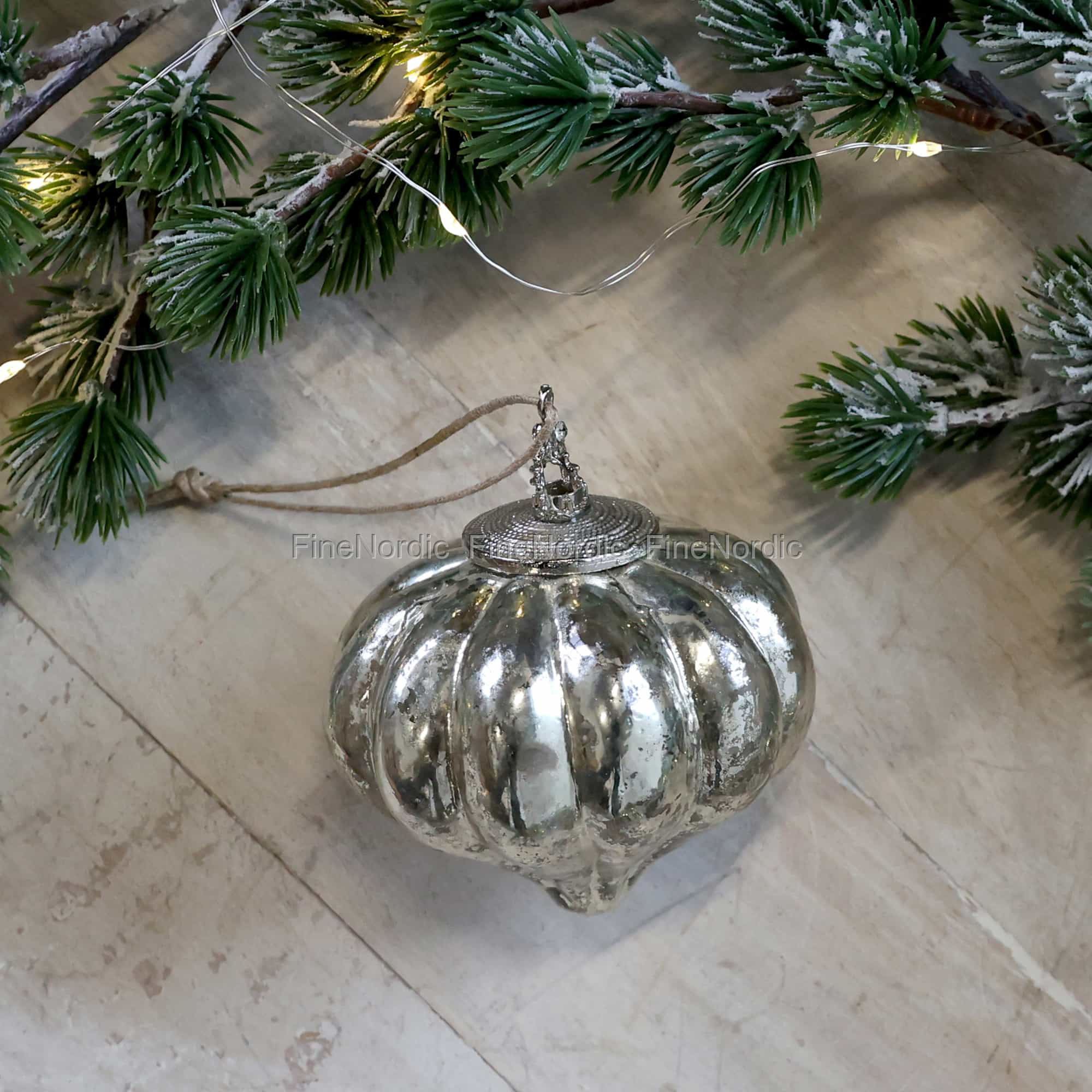 Chic Antique Drop for Hanging with Decor Top & Rhinestones Mercury