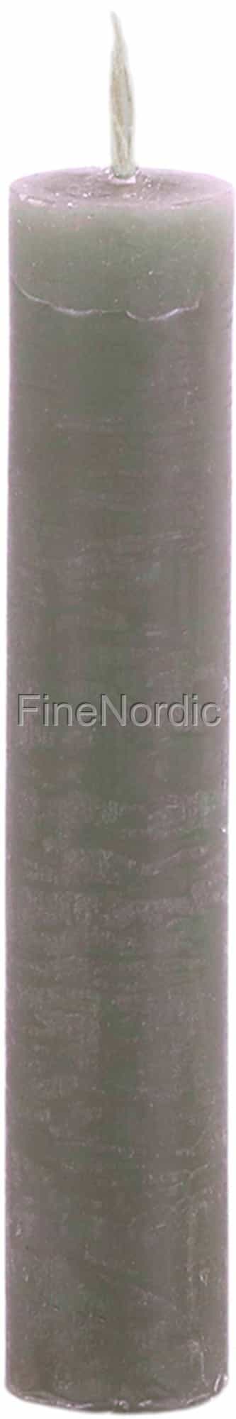 Chic Antique Macon Short Dinner Candle Rustic Olive 11 x 2 cm 1 pc