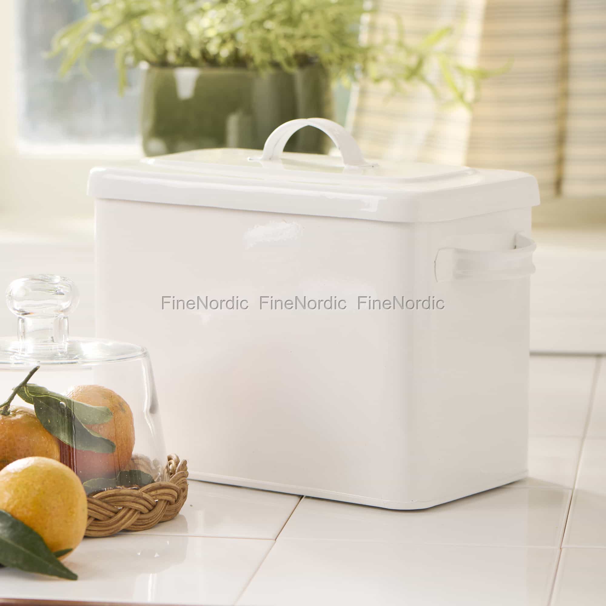Ib Laursen Metal Box with Lid White