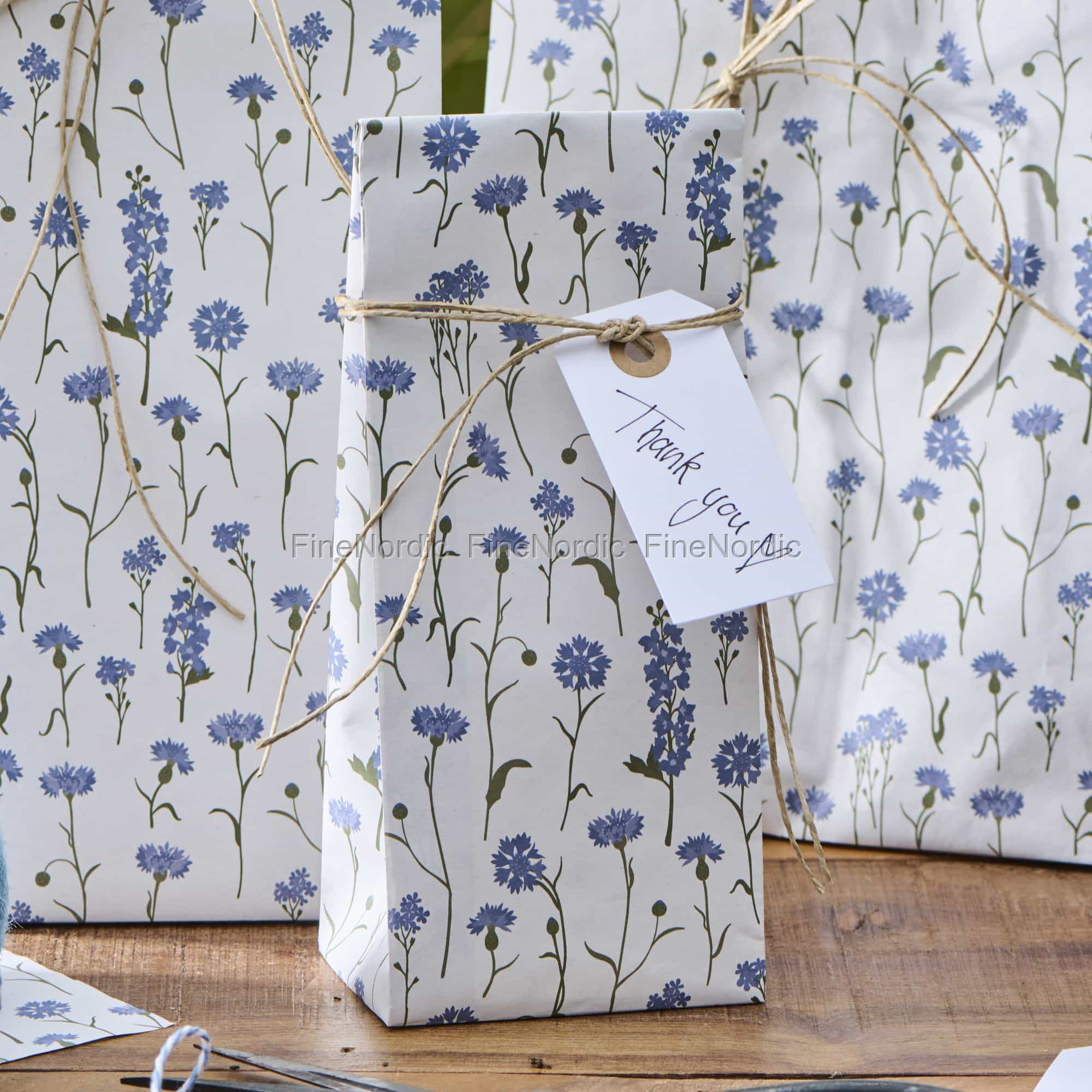 Ib Laursen Paper Bag Cornflowers Small