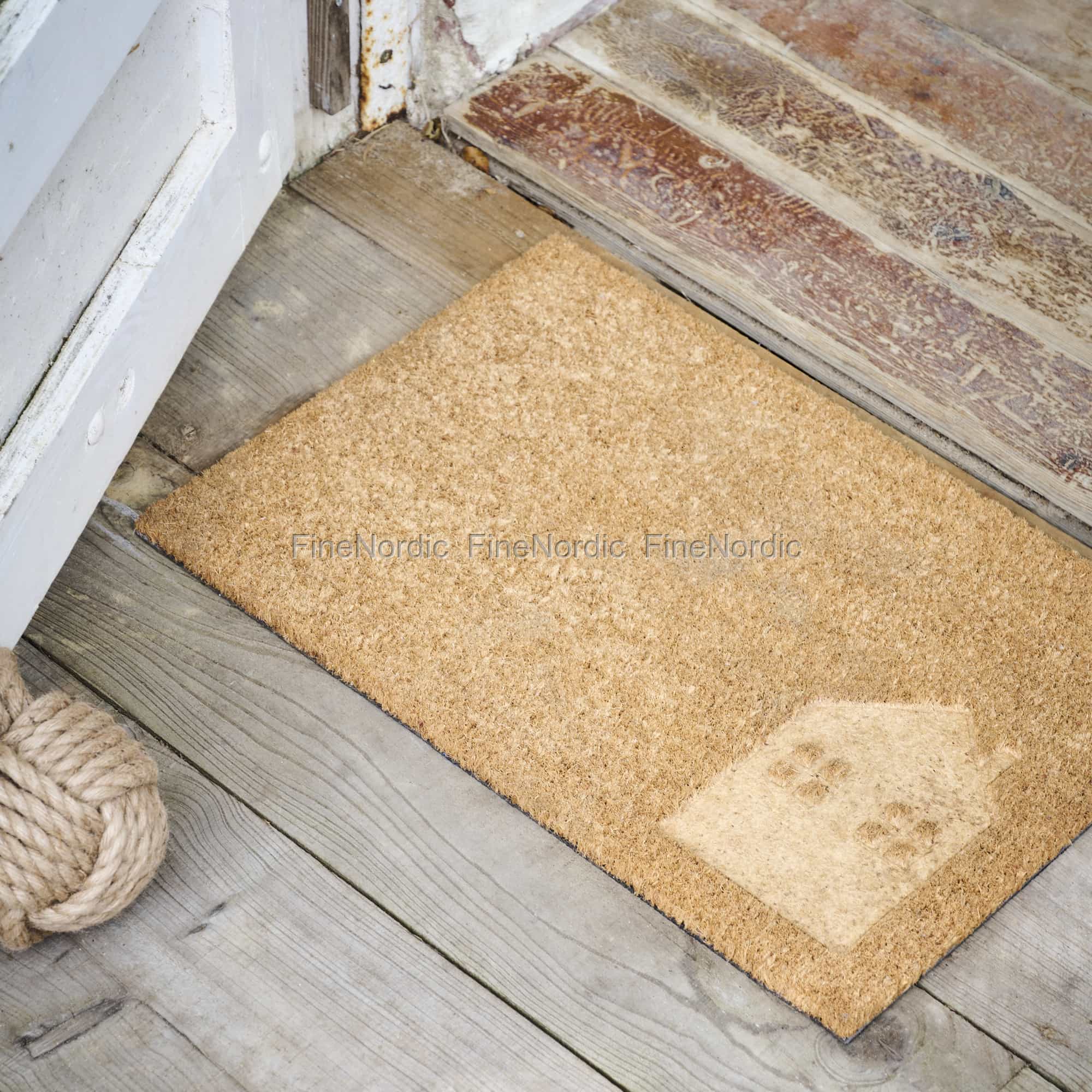 Ib Laursen Doormat Embossed House