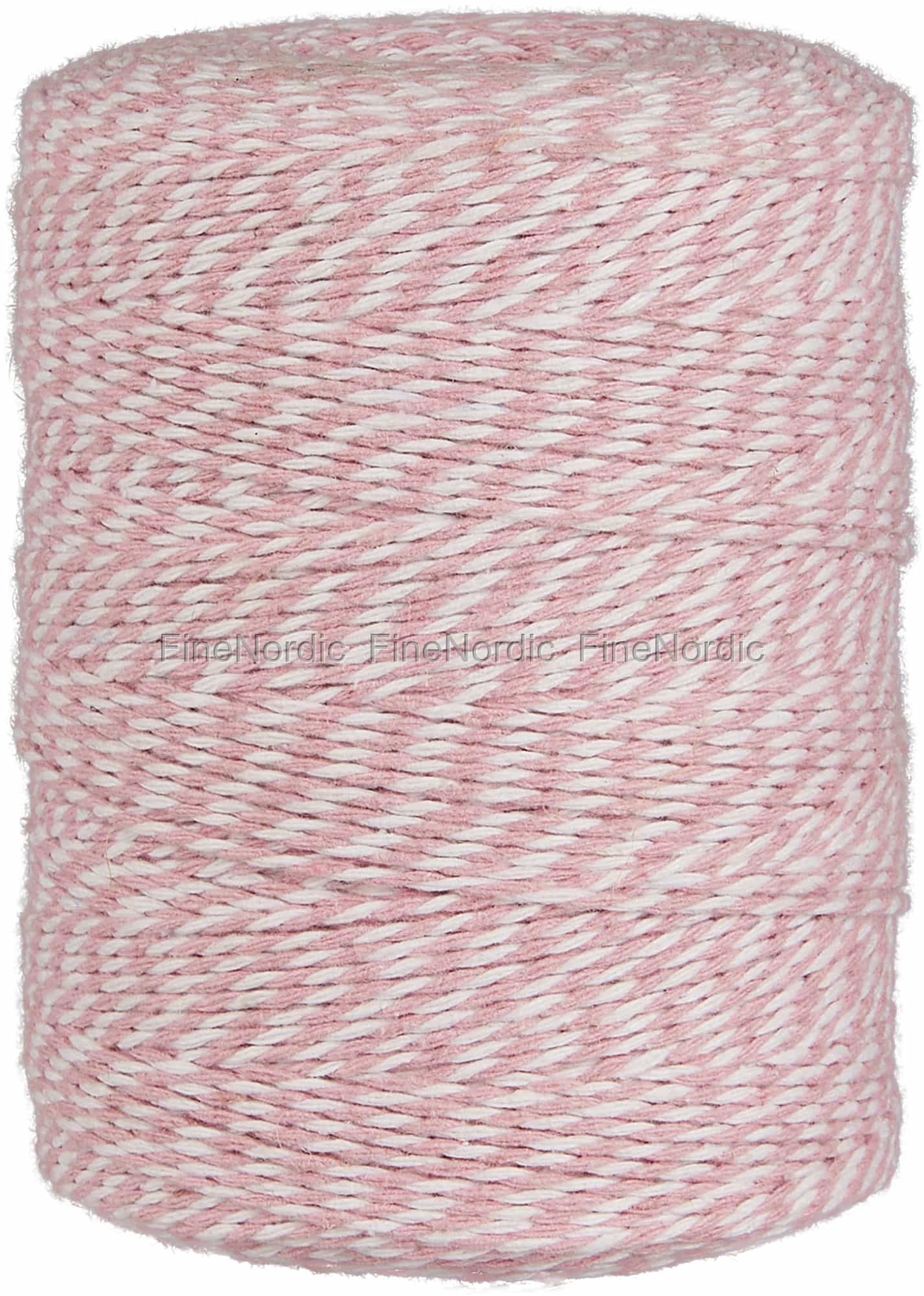 Ib Laursen String Light Pink/White 400 m