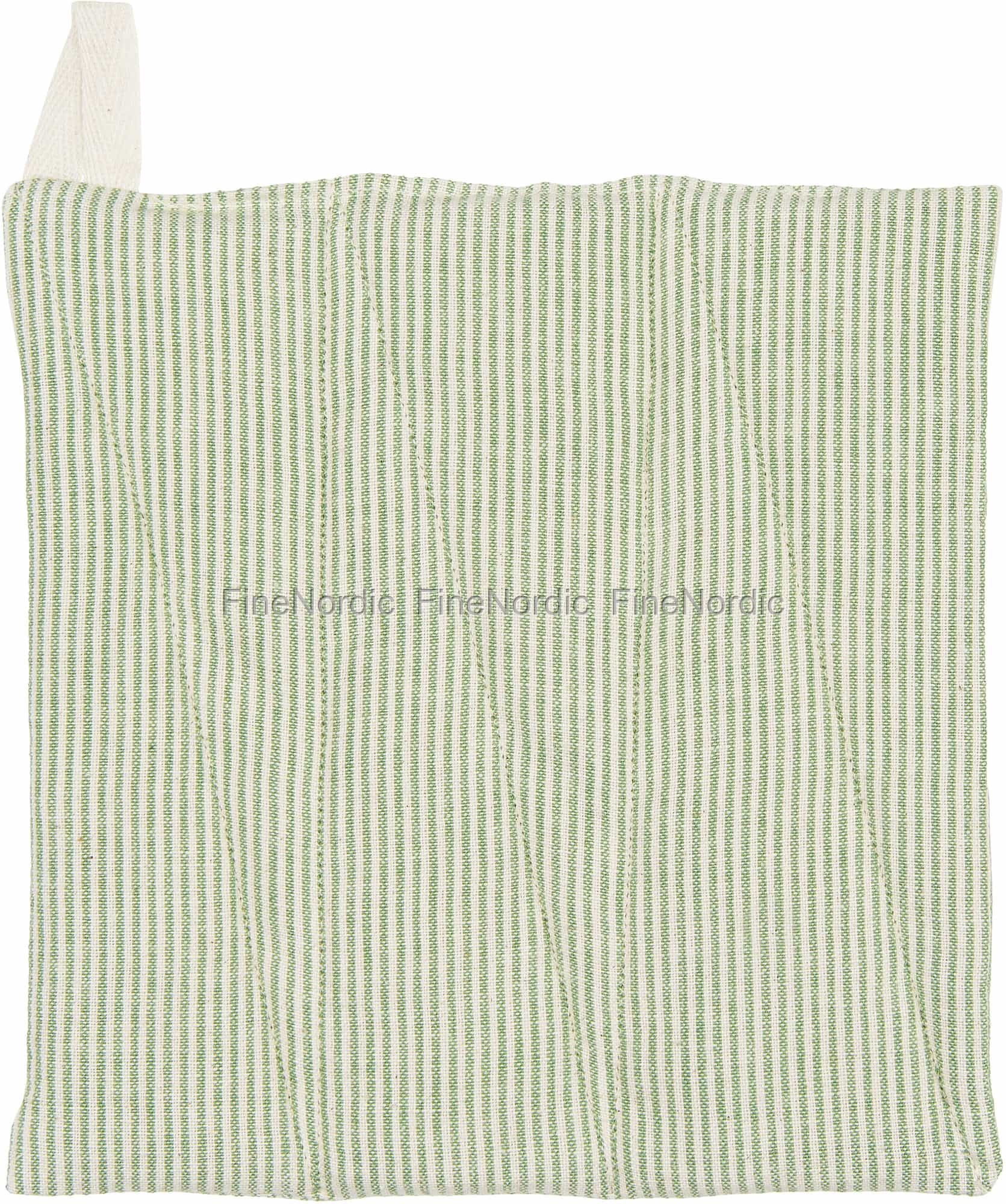 Ib Laursen Pot Holder Emil with Thin Green Stripes - 1 pcs