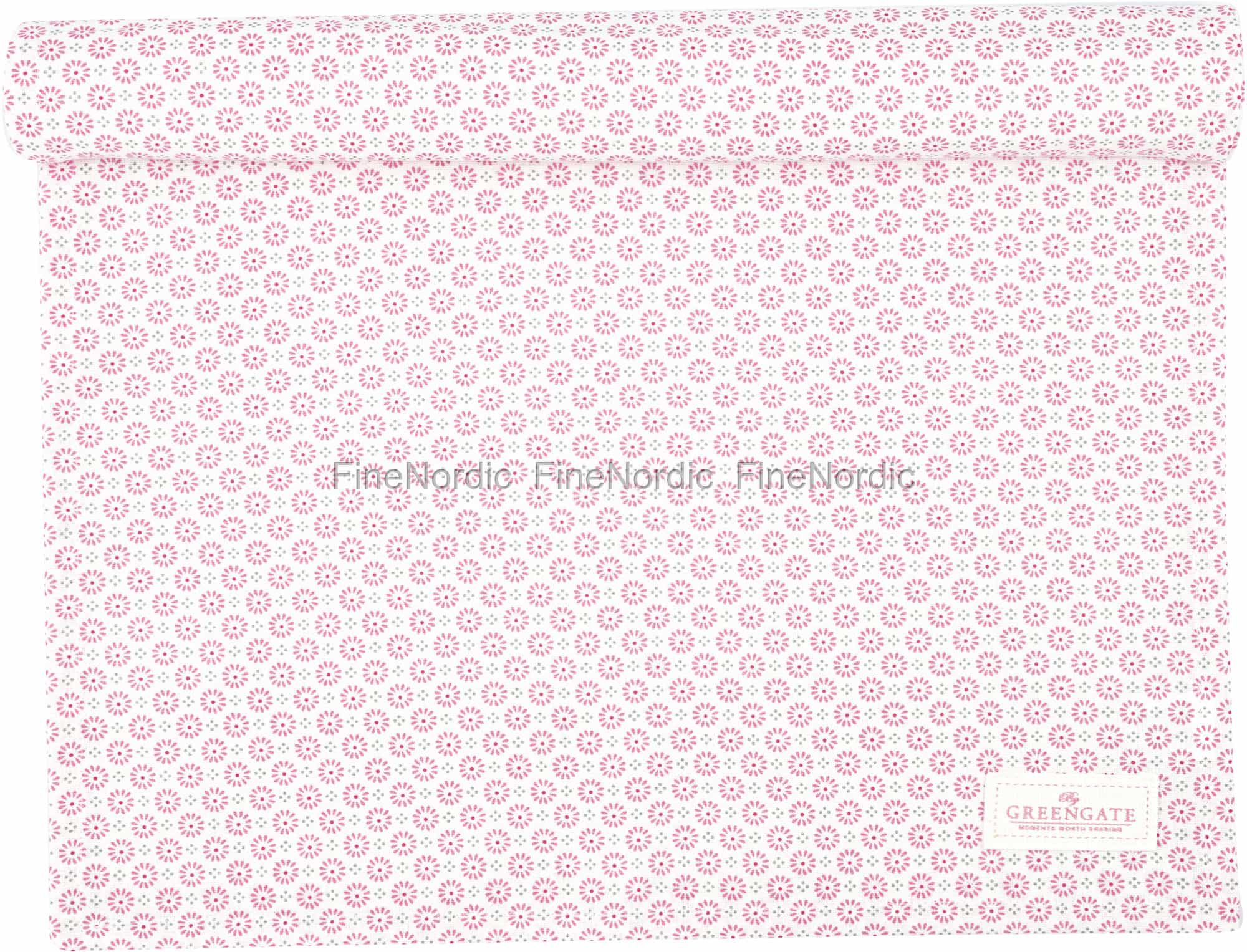 GreenGate Table Runner Narina Pale Pink 45 x 140 cm